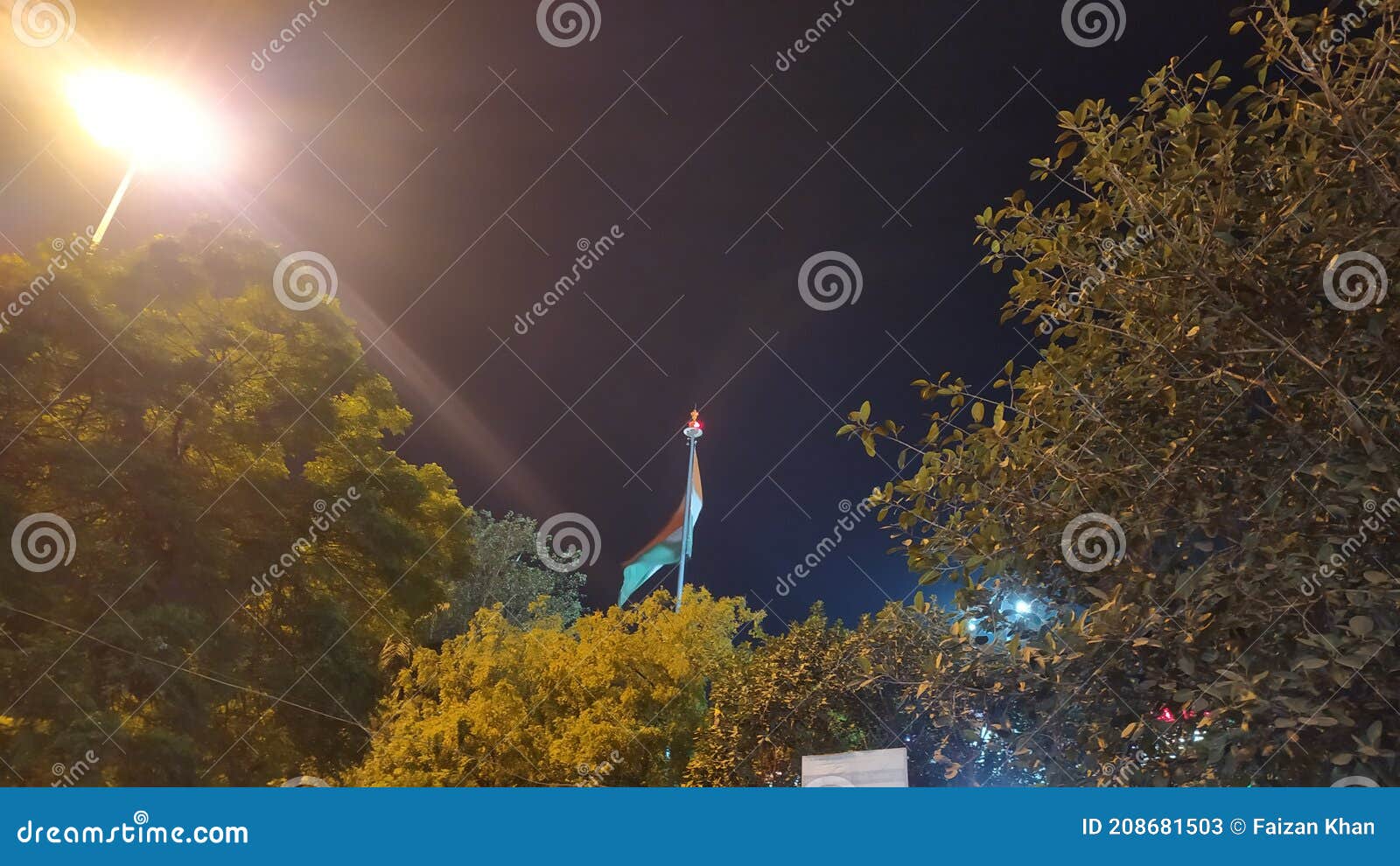 Indian tricolour flag stock image. Image of sunlight - 208681503