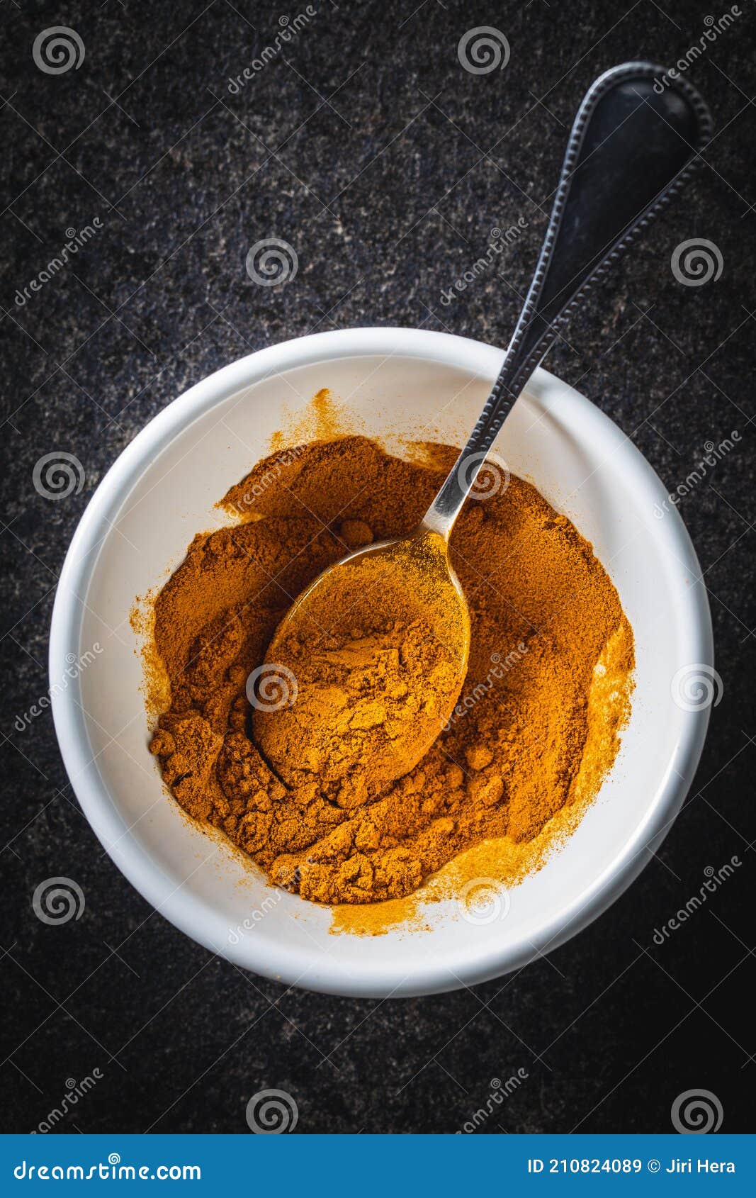 Indian Turmeric Powder. Turmeric Spice Stock Image - Image of india ...