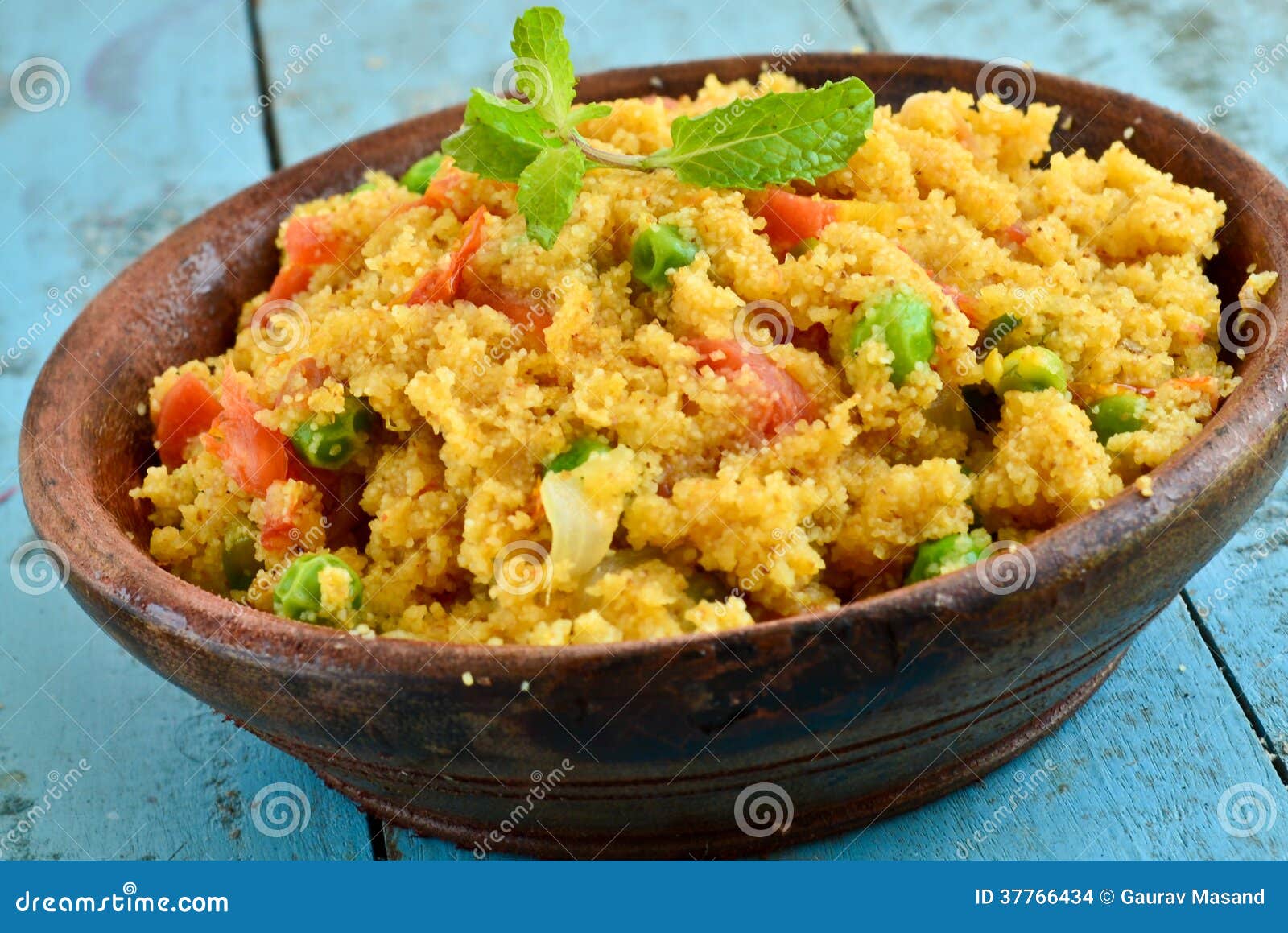 Indian Upma stock photo. Image of asian, curry, cooking - 37766434