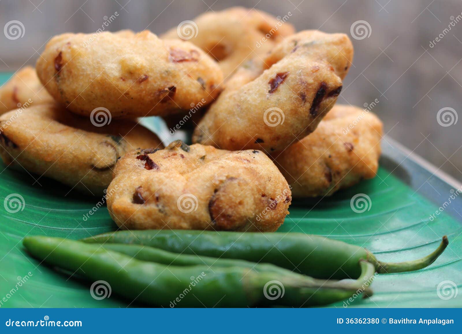 Indian vada stock photo. Image of fritter, crispy, food - 36362380