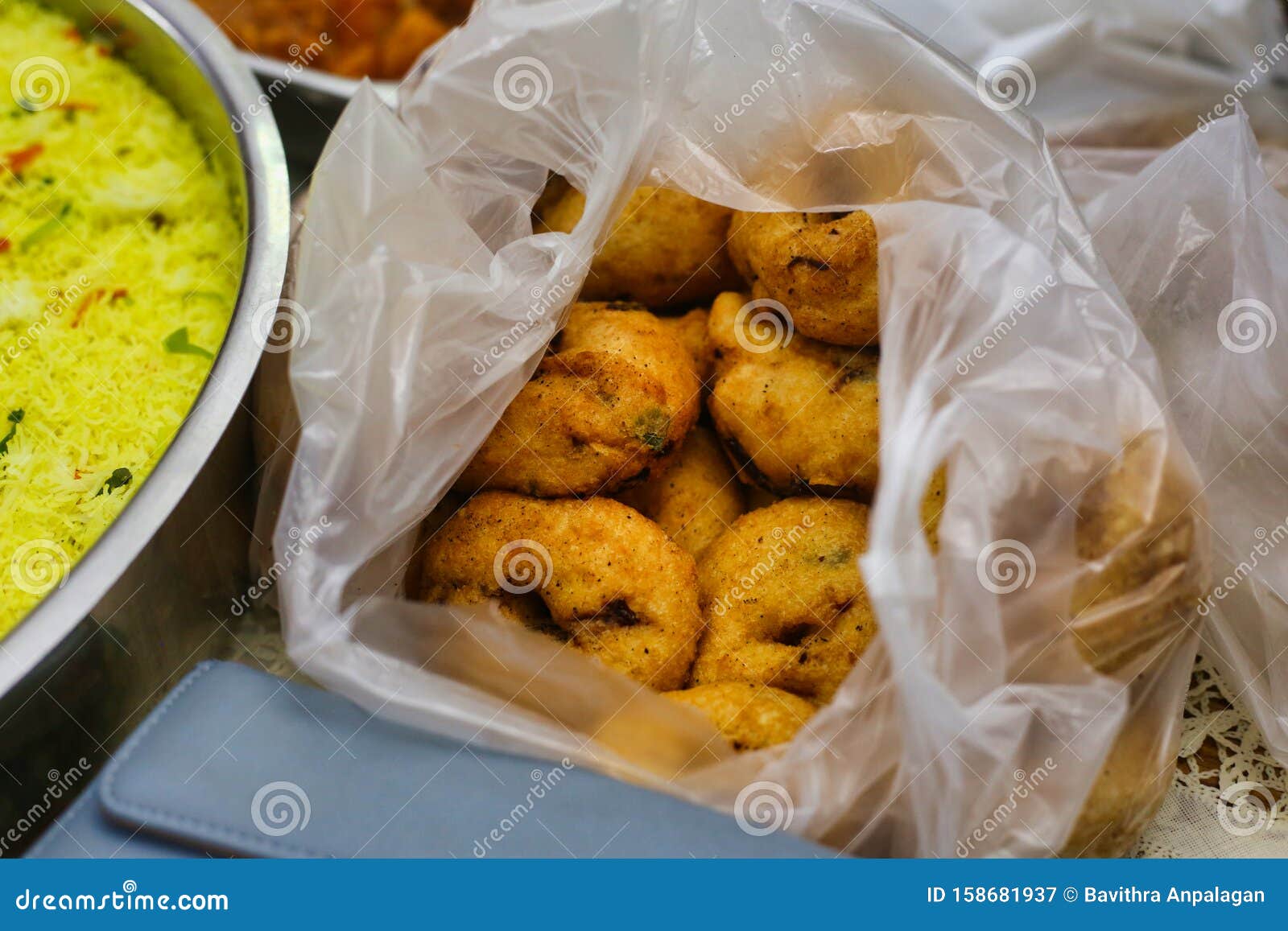 Indian vada stock image. Image of cooked, cuisine, deep - 158681937