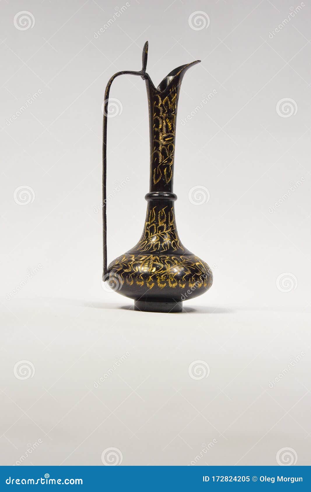 Indian Vase Brass Vintage Retro Stock Image - Image of indian, vessel ...