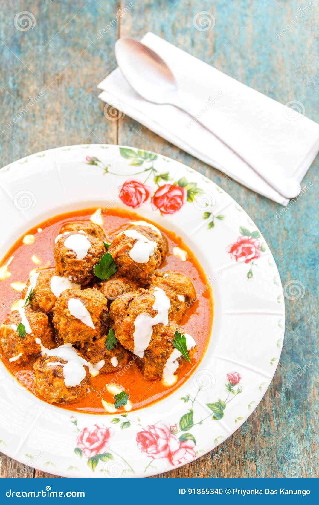 Indian Veg Balls Curry stock photo. Image of indian, curry - 91865340