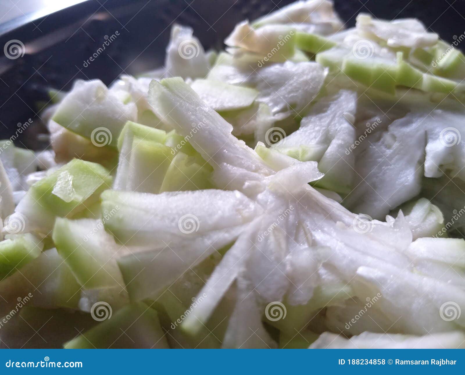 Indian Vegetable Calabash and Louki Slices. Stock Photo - Image of ...