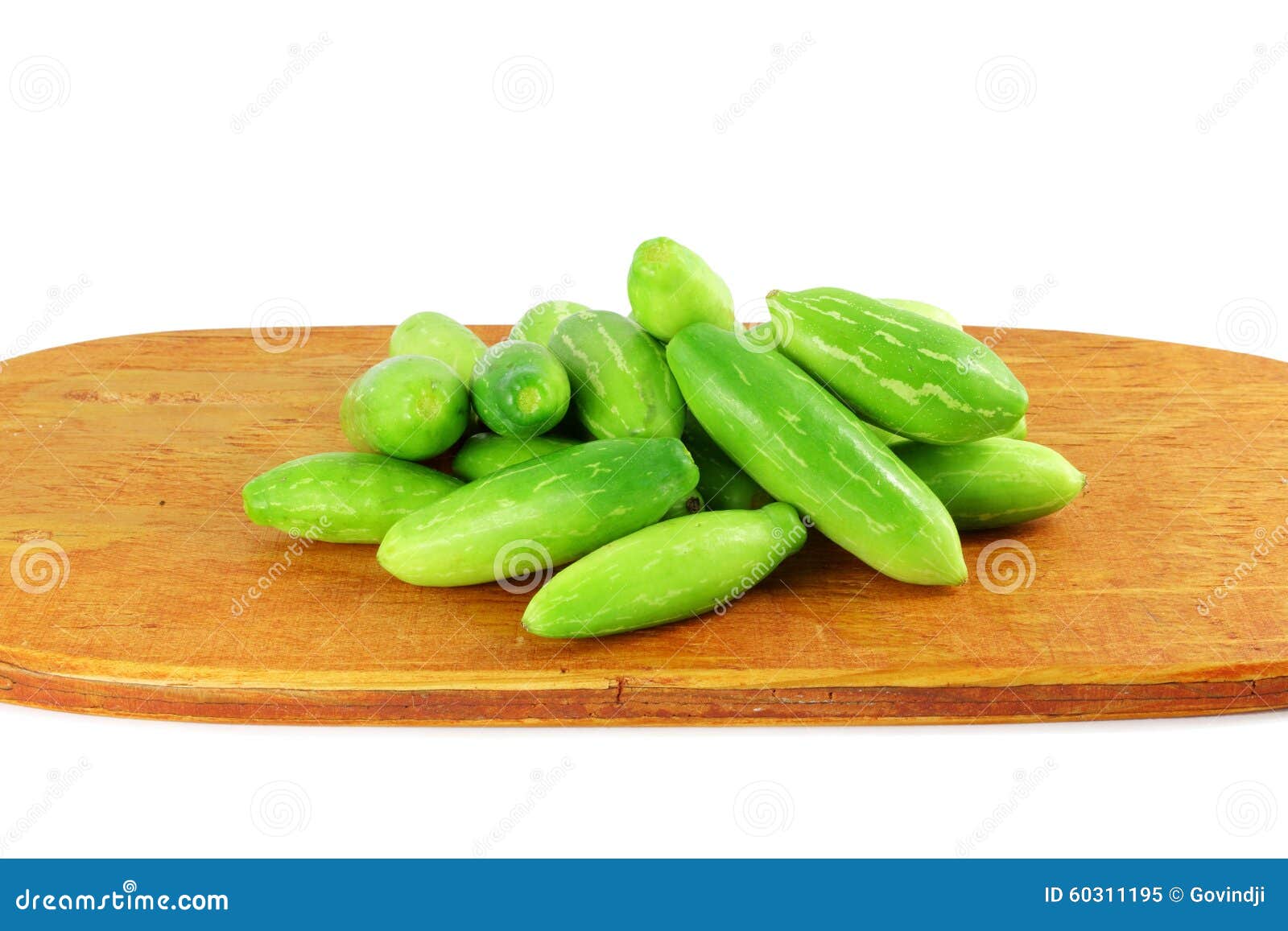 Indian Vegetable Tindora Giloda White Background Stock Photos - Free ...