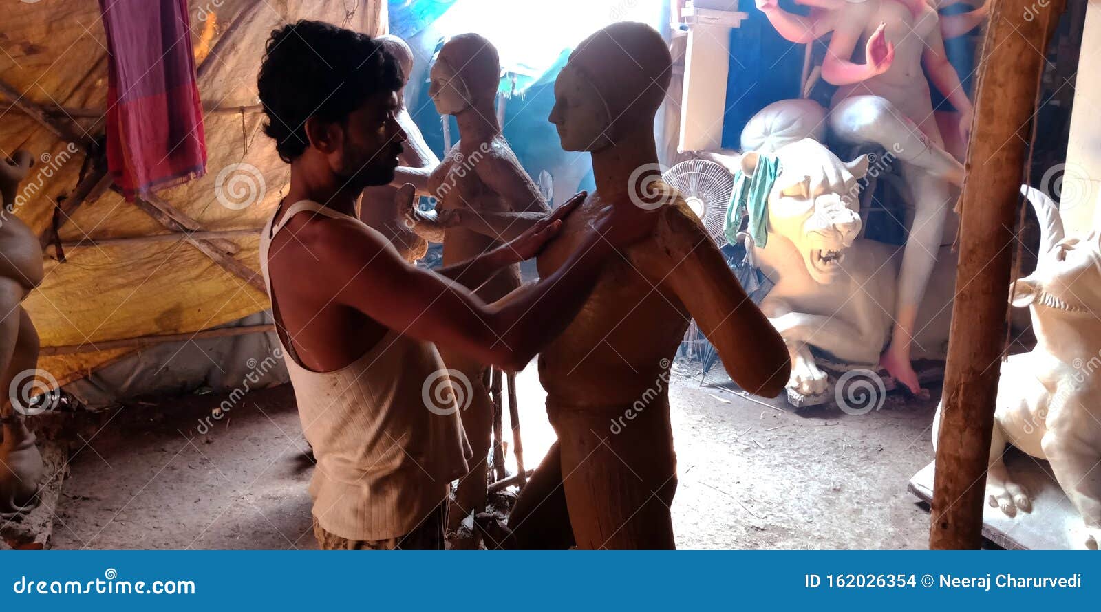 Artist Is Making Clay Idols Of Hindu Deities Editorial Photo ...