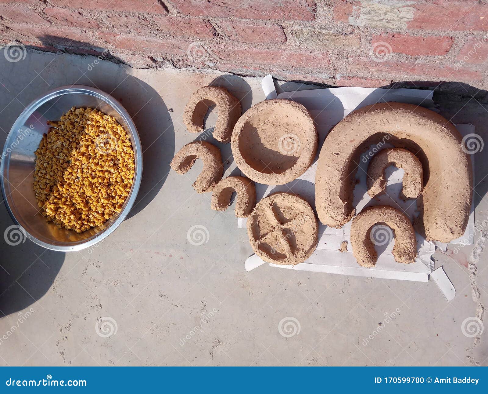 Indian Village Food and Chula with Soil Stock Photo - Image of village ...
