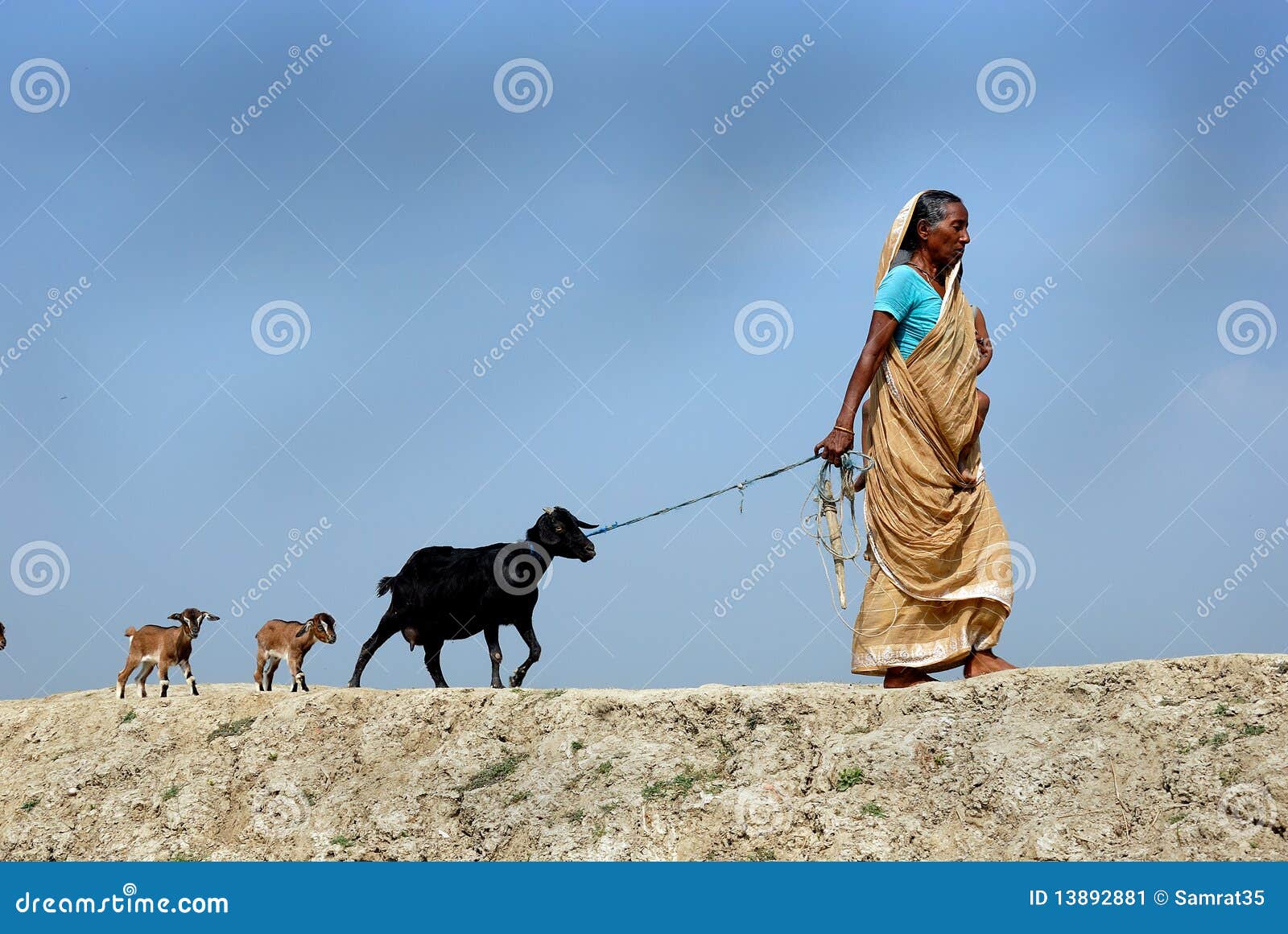 Indian village life editorial photo. Image of indian - 13892881