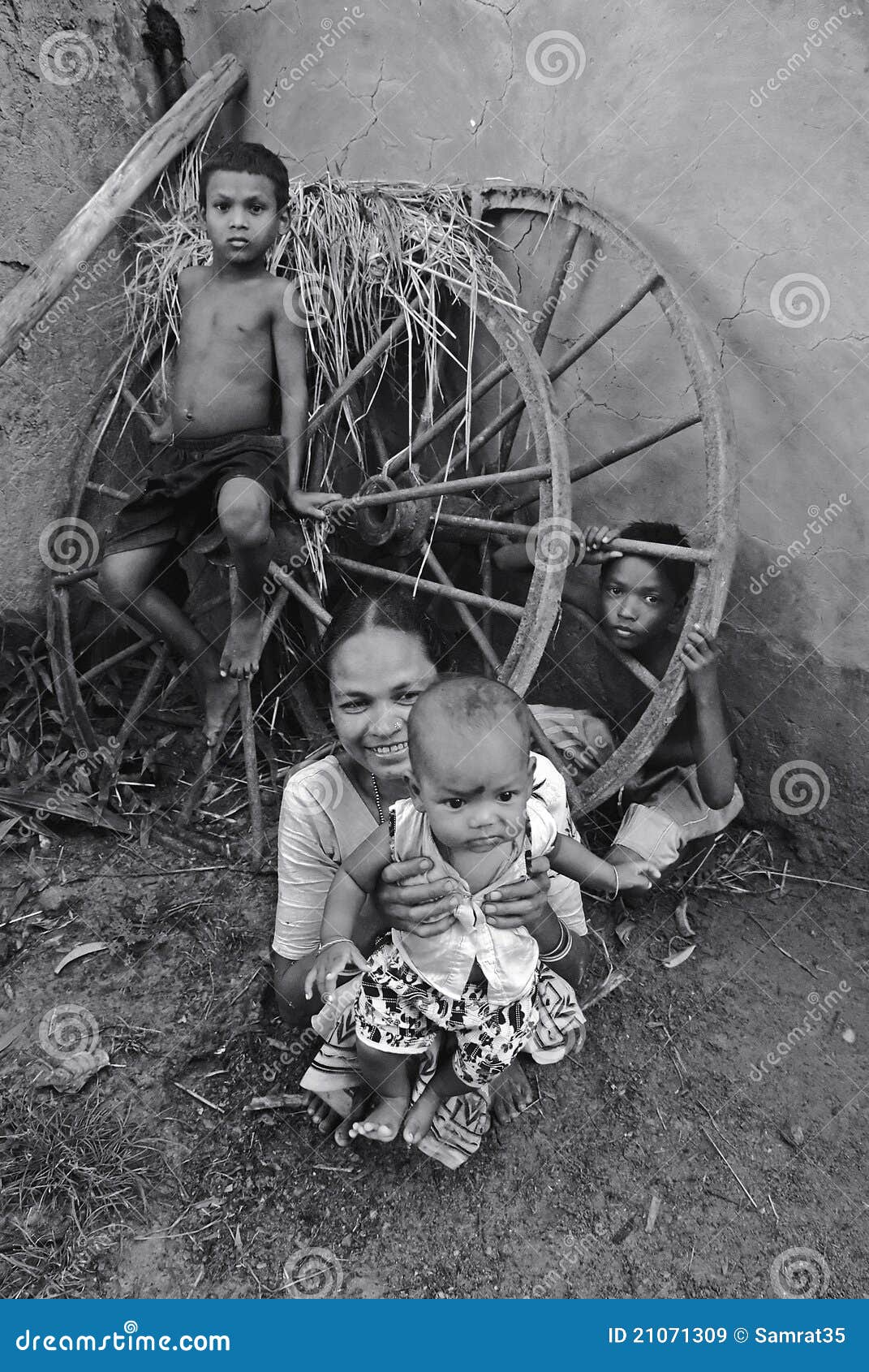 Indian Village life editorial stock image. Image of india - 21071309