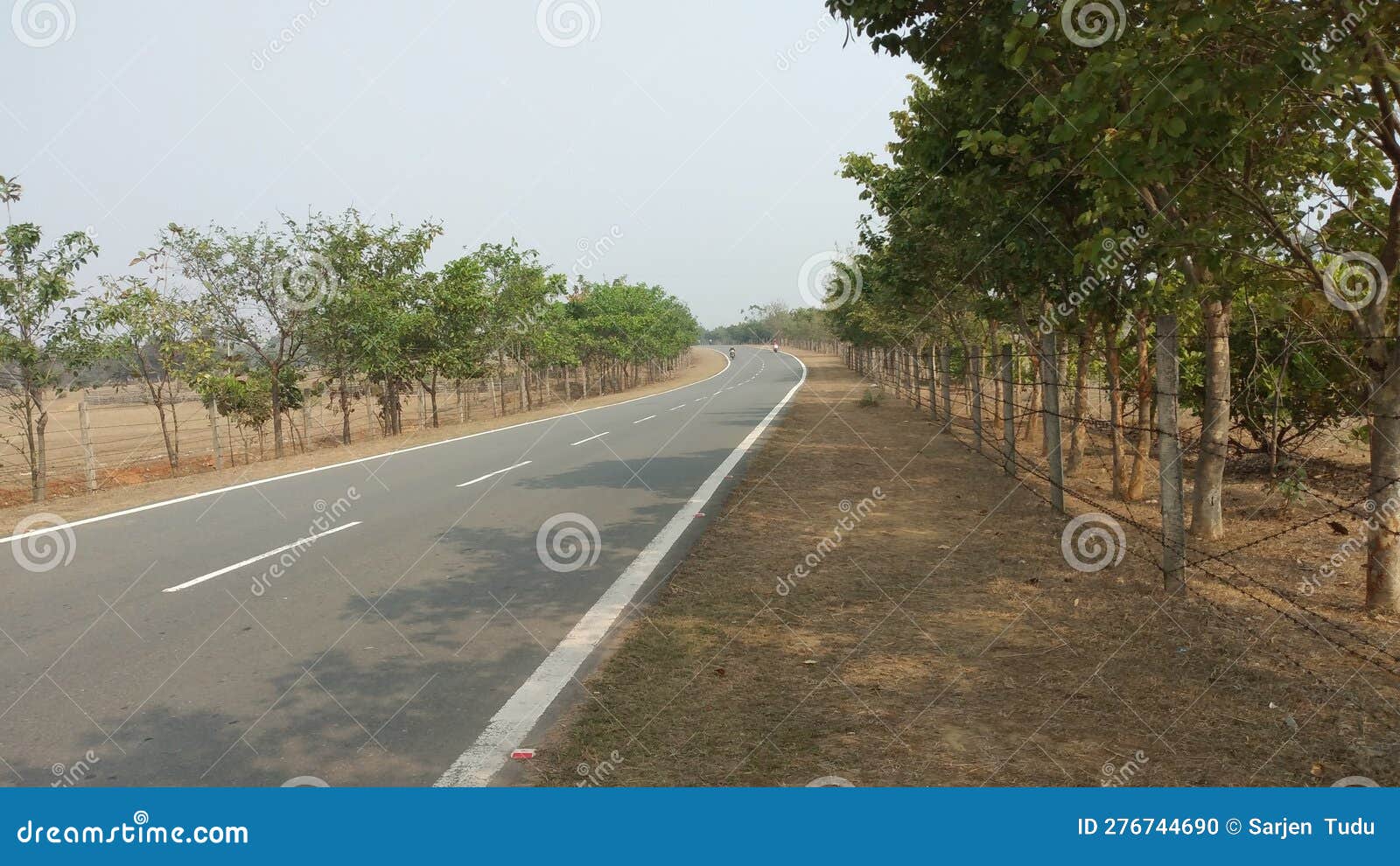 Indian Village Road stock photo. Image of natural, road - 276744690