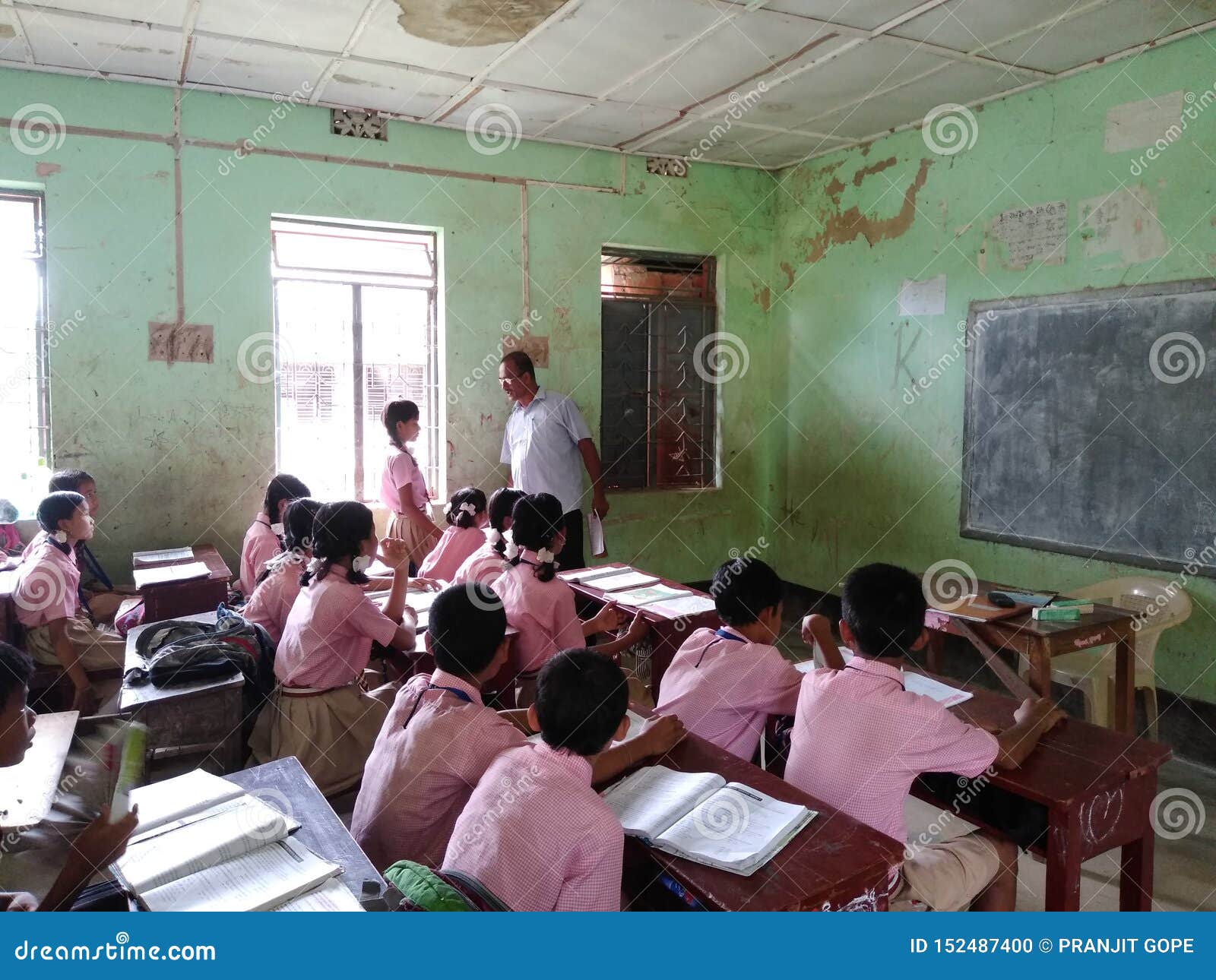 Indian Village School Class Room Editorial Image - Image of class ...