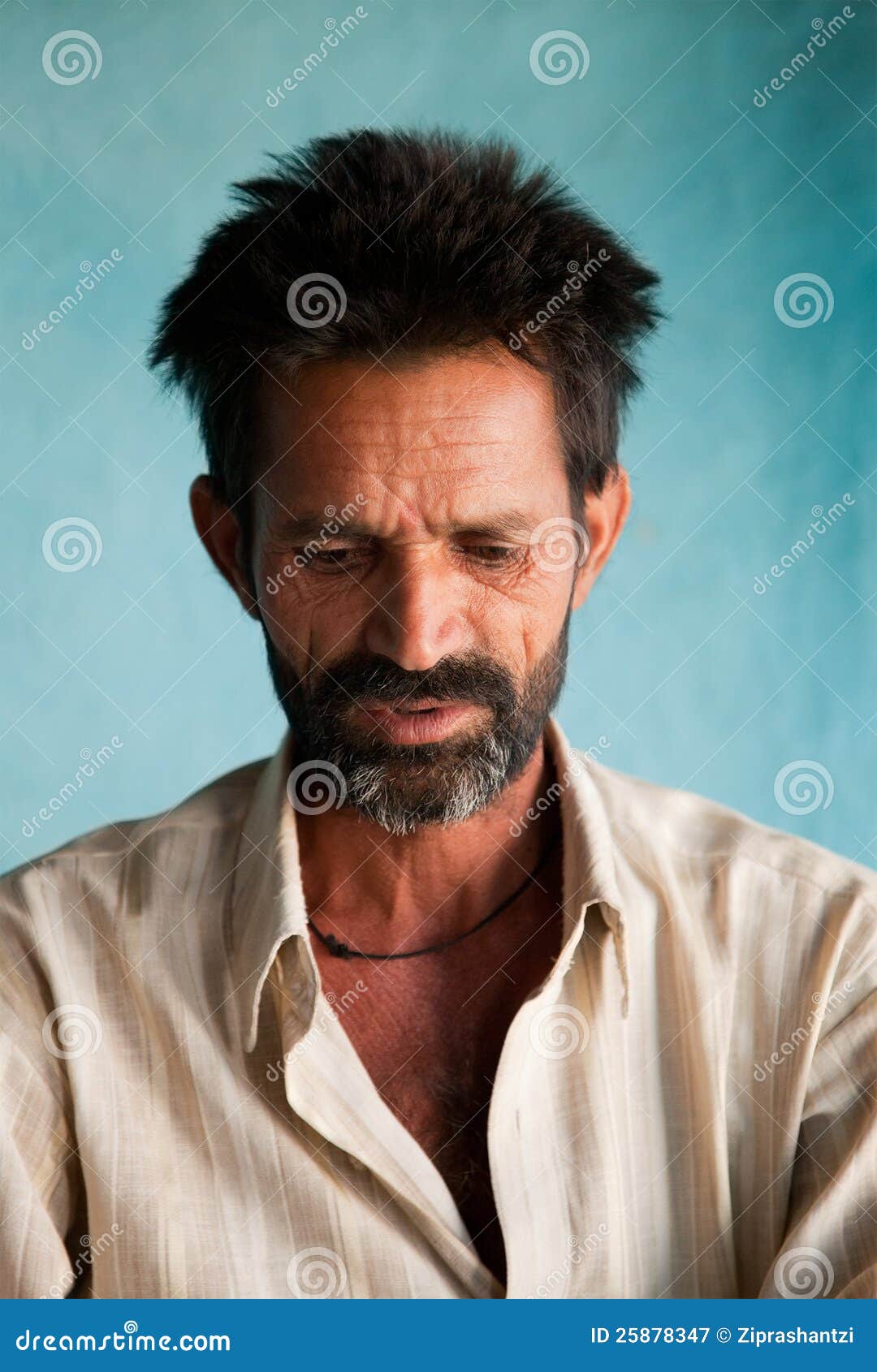 Indian villager man editorial photography. Image of unshaven - 25878347