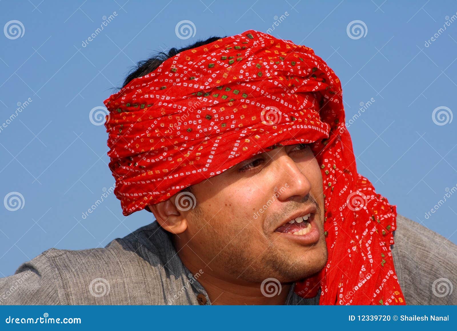Indian Villager Saying Something Stock Photo - Image of fine, easy ...