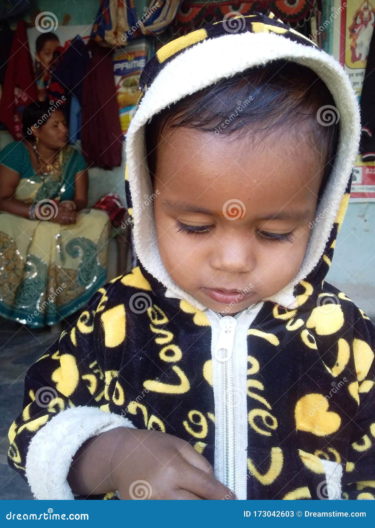 Indian Villagers Life Child Playing and Walk Editorial Stock Photo ...