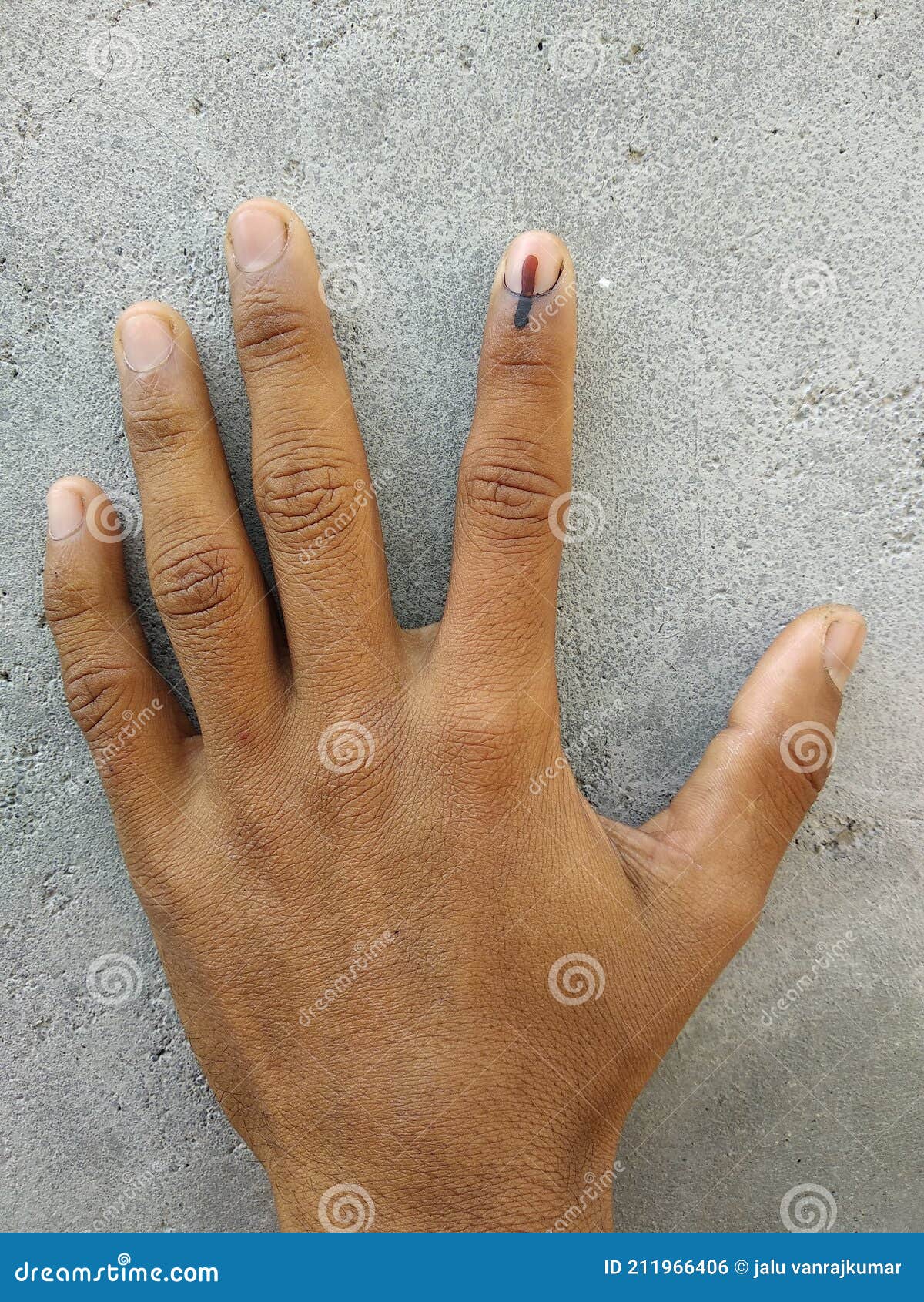 Indian Voter Hand with Voting Sign Stock Photo - Image of hand, voting ...