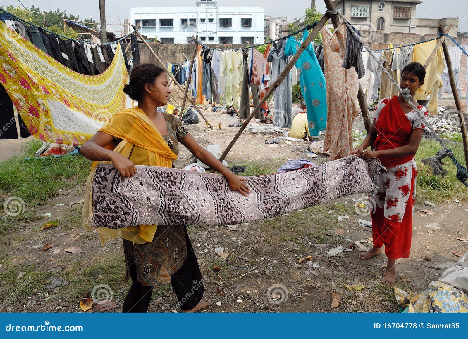 Indian Washer man editorial stock photo. Image of west - 16704778