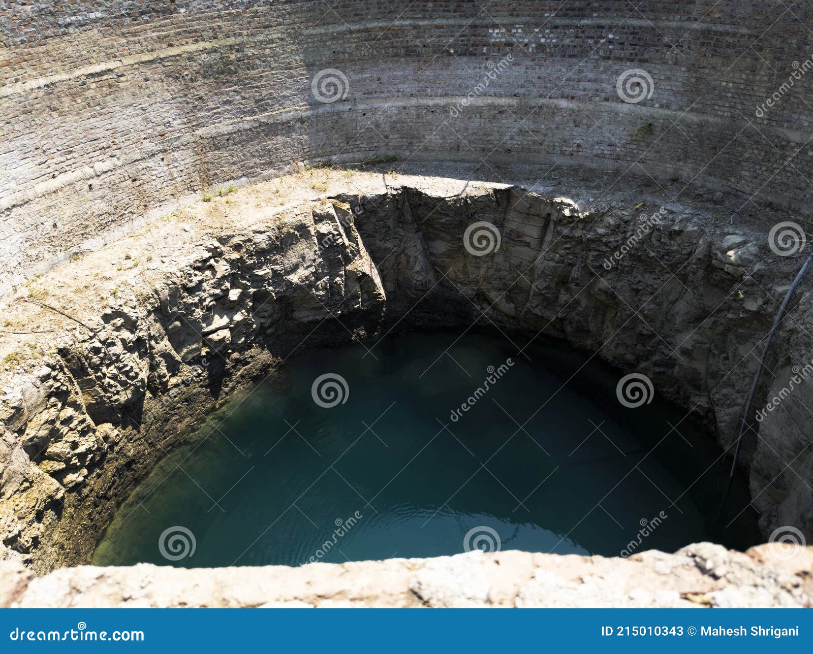 Indian Water Well Isolated in Farmer Field Stock Image - Image of ...
