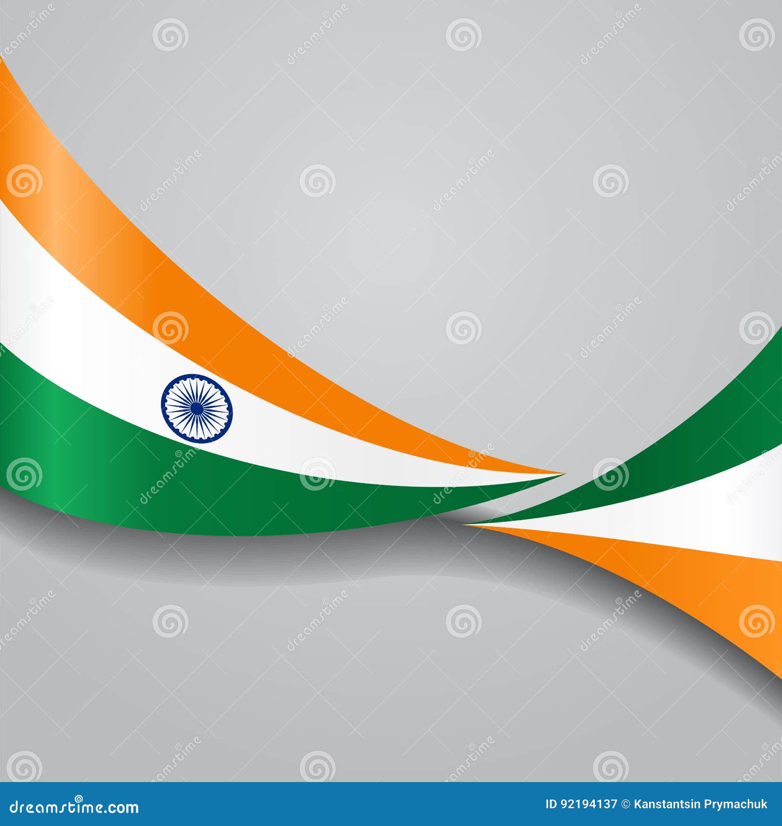 Indian Flag Background Vector