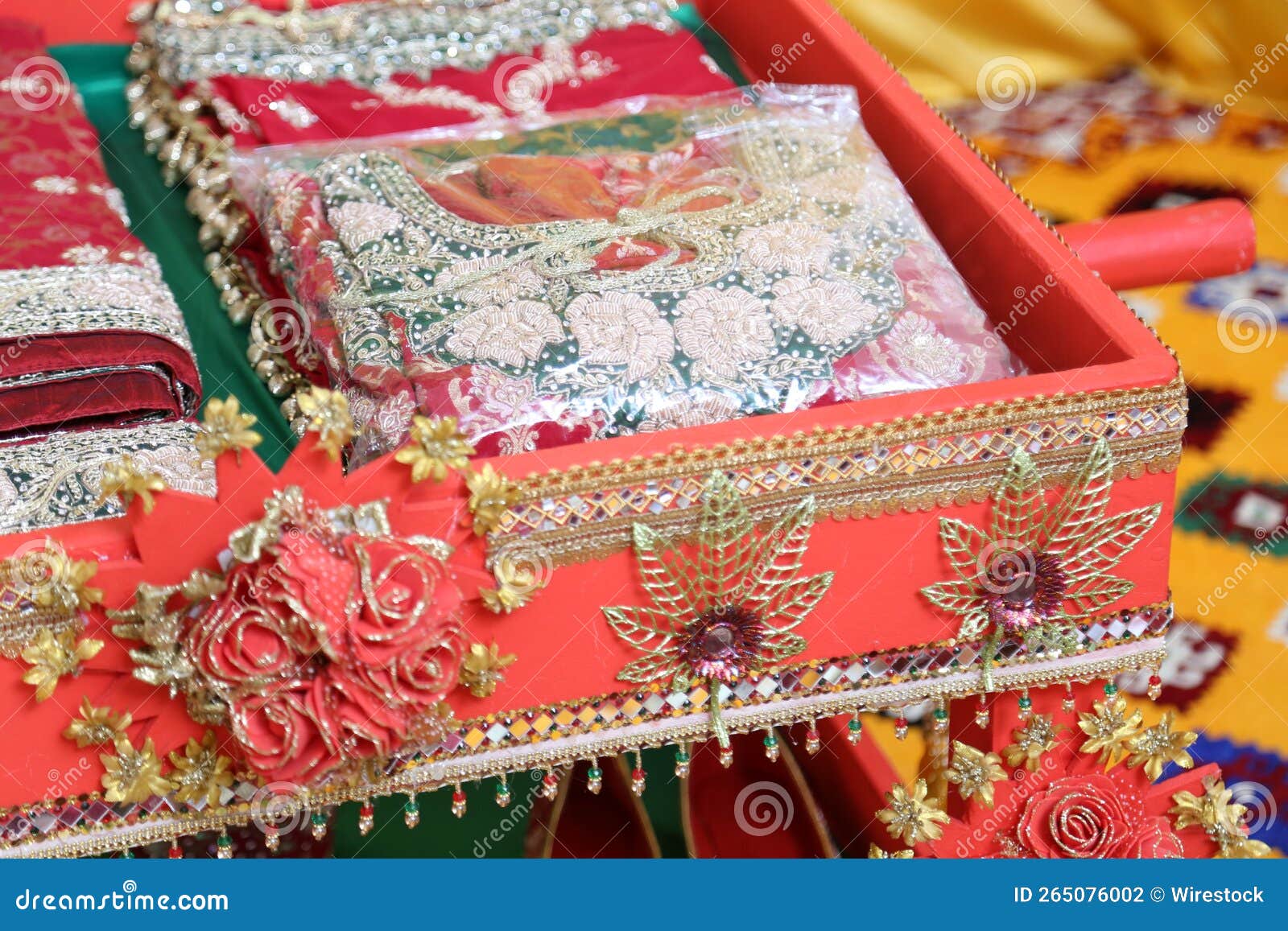 Indian Wedding Decorations Setup Stock Photo - Image of luxury, ritual ...