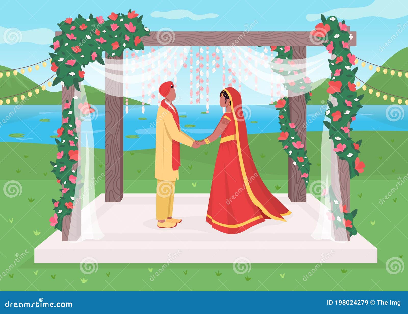 Bride And Groom In Indian Hindu Wedding Cartoon Vector | CartoonDealer ... Bride And Groom In Indian Hindu Wedding Cartoon Vector | CartoonDealer ...