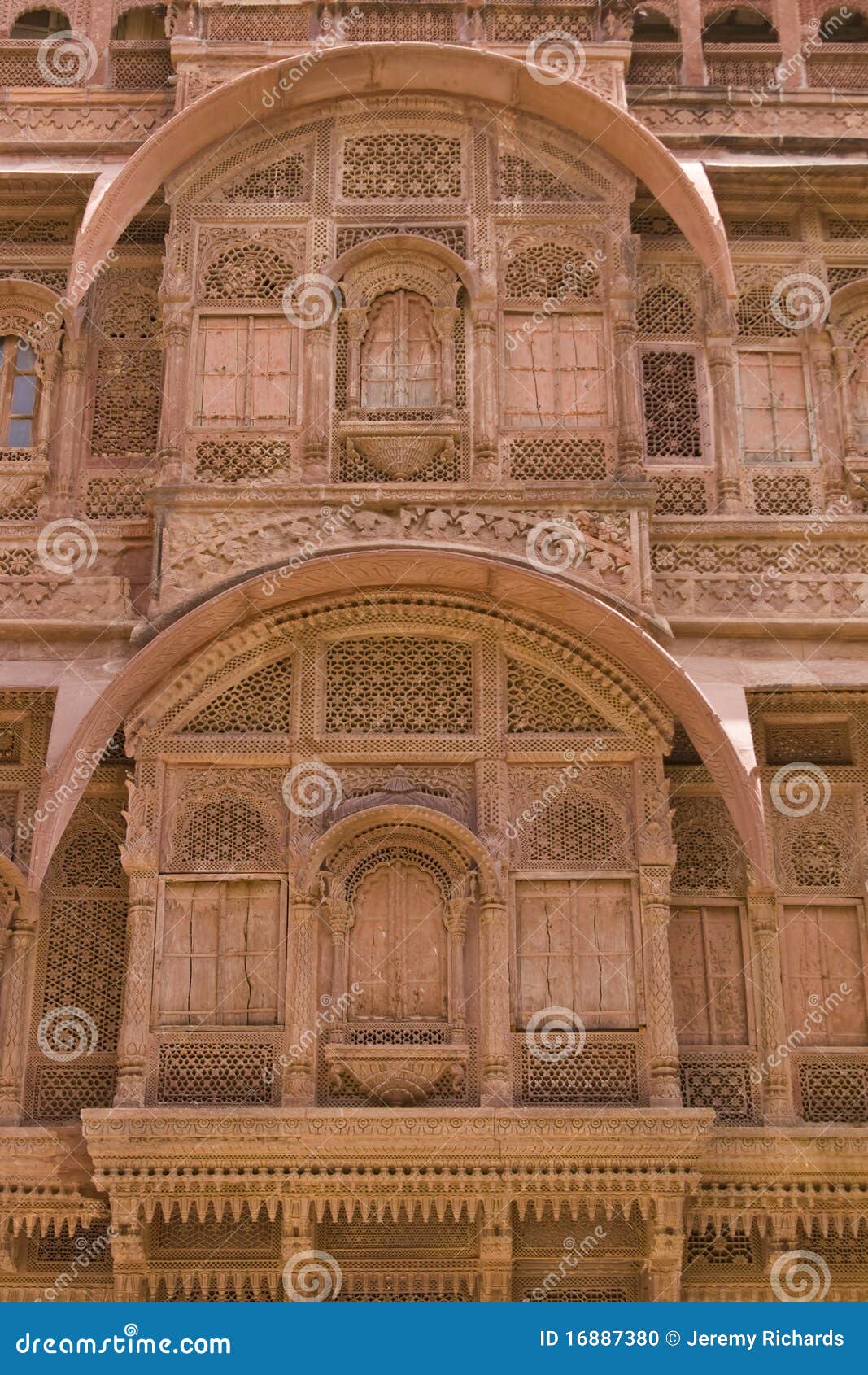 Indian Window stock photo. Image of building, harem, meherangarh - 16887380