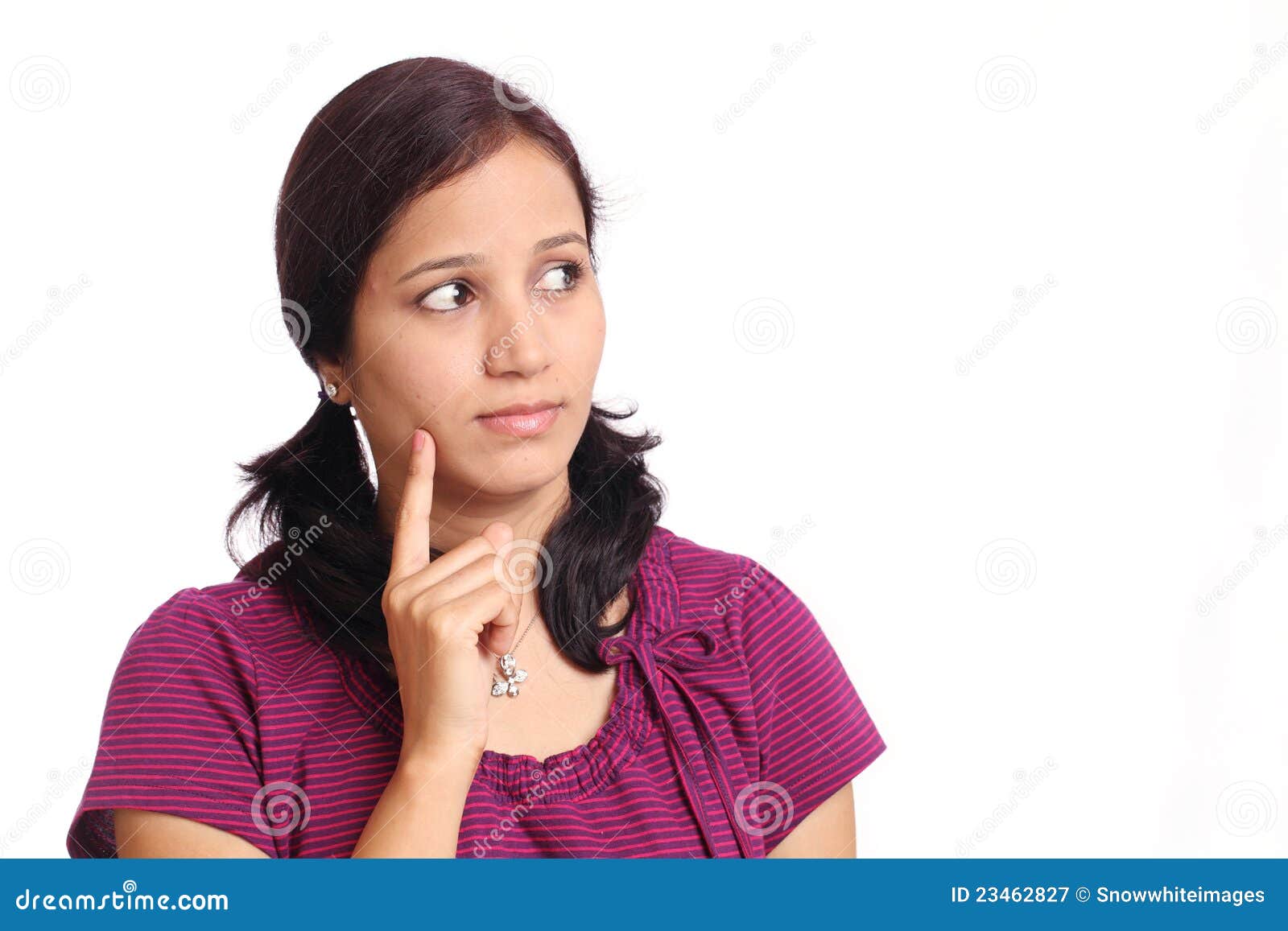 Indian Woman Is Deep In Thought Stock Image - Image of pakistani ... Indian Woman Is Deep In Thought Stock Image - Image of pakistani ...