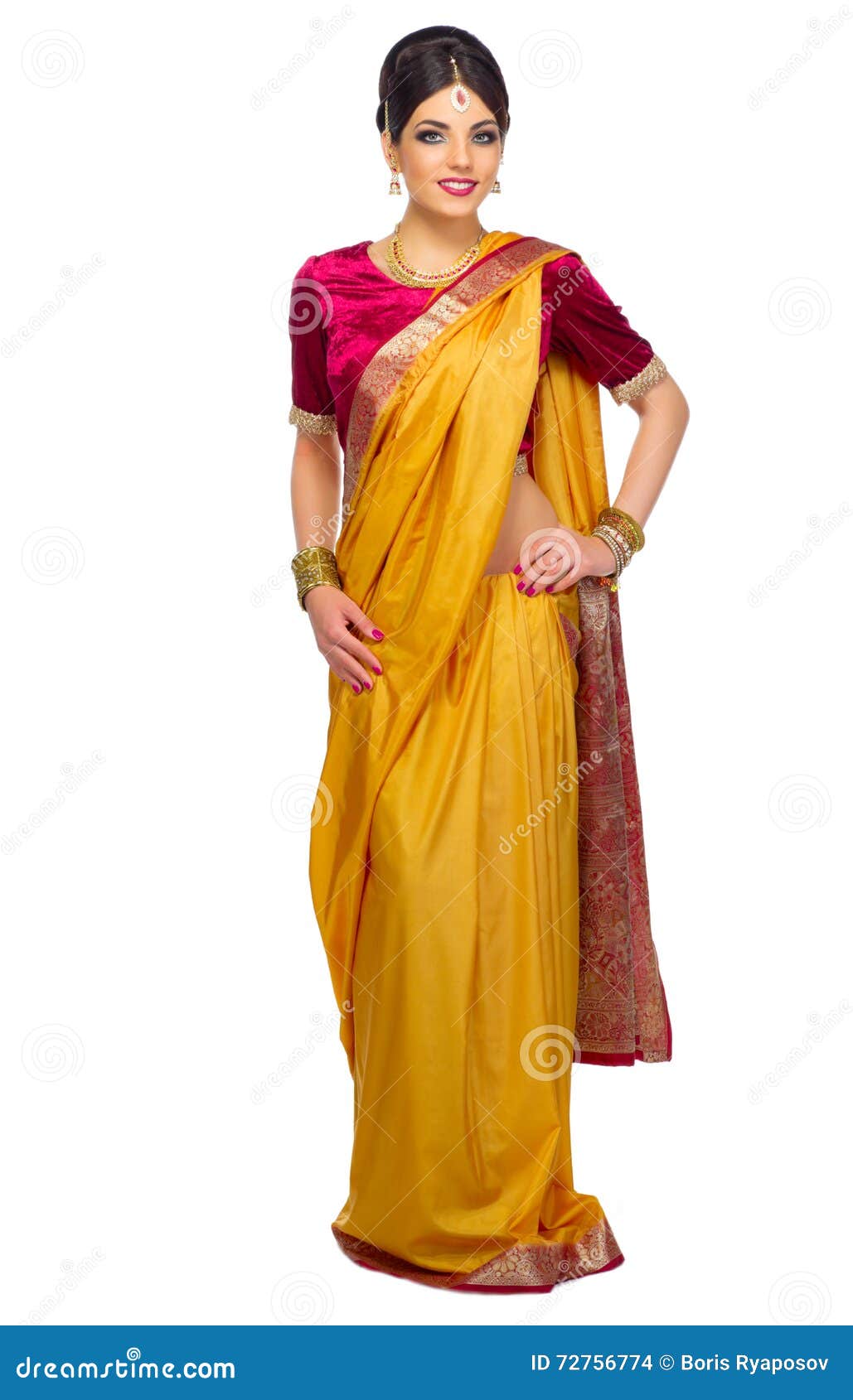 Indian woman stock photo. Image of east, indian, people - 72756774