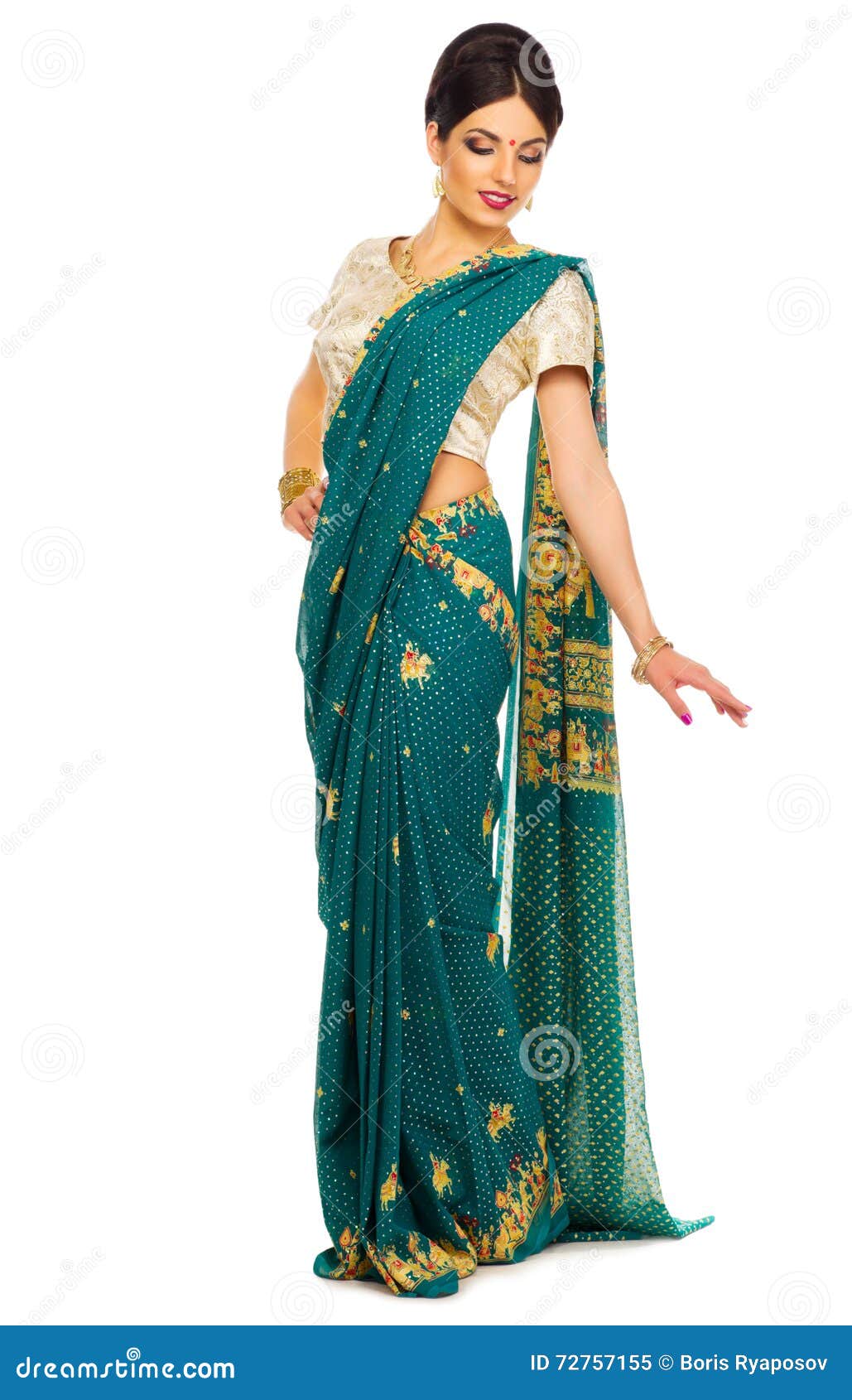 Indian woman stock image. Image of indian, dress, females - 72757155