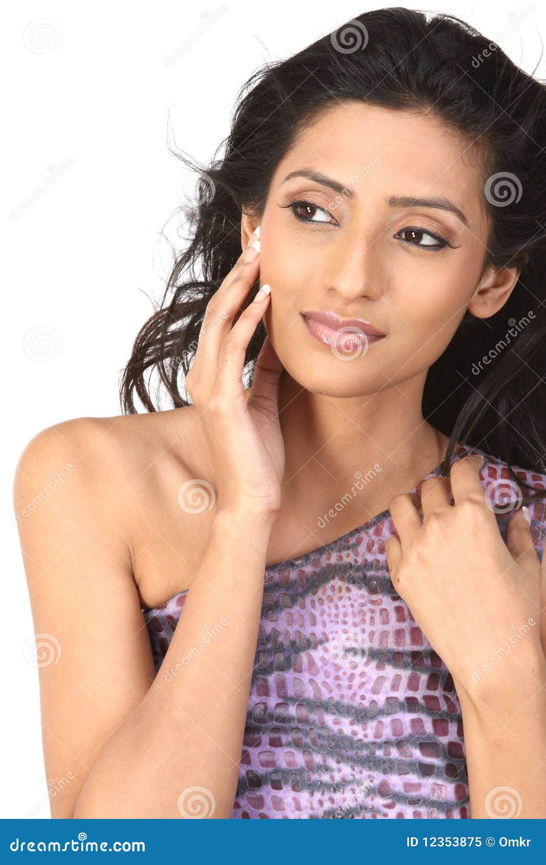 Indian Woman with Nice Face Expression Stock Image - Image of fitness ...