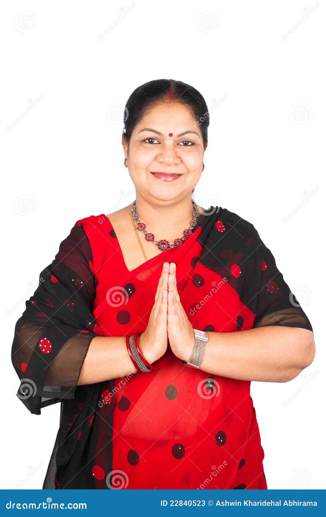 Indian Woman in Traditional Clothes. Stock Image - Image of woman ...
