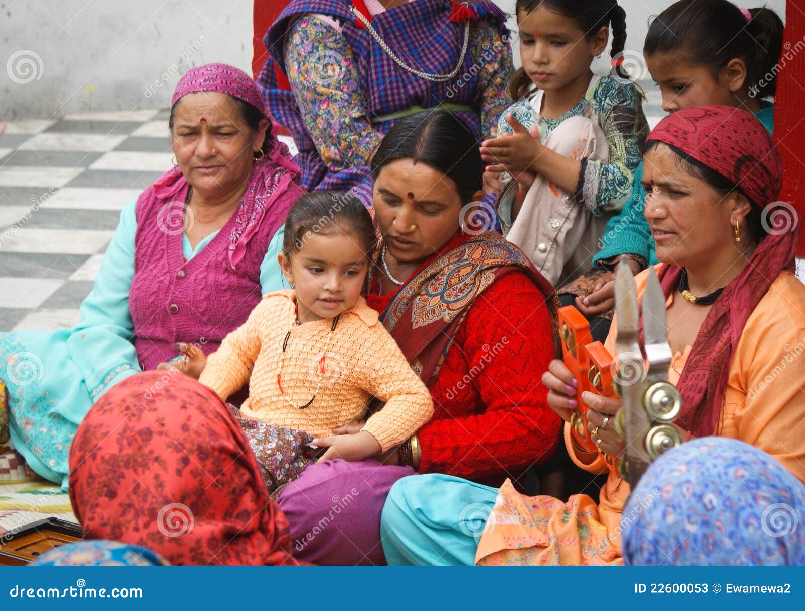 Indian women singing editorial stock photo. Image of singing - 22600053