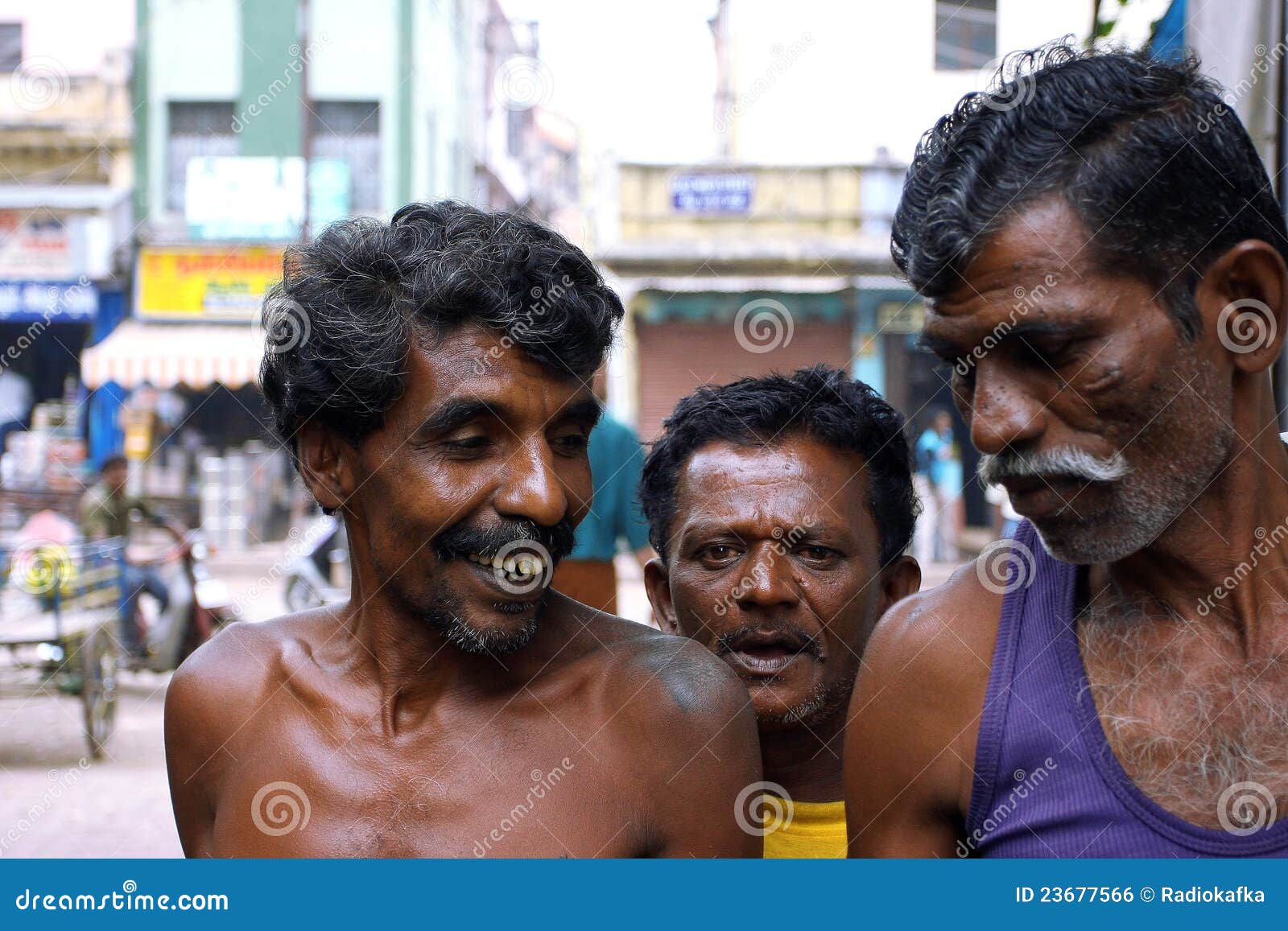 Indian Workers on the Street Editorial Photo - Image of hairy, funny ...