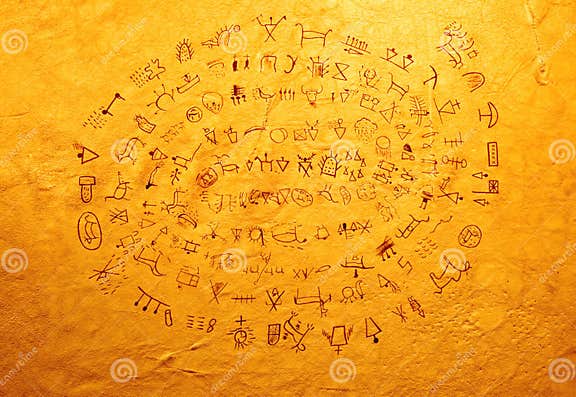 Indian Writing stock image. Image of native, indians, buffalo - 2835313