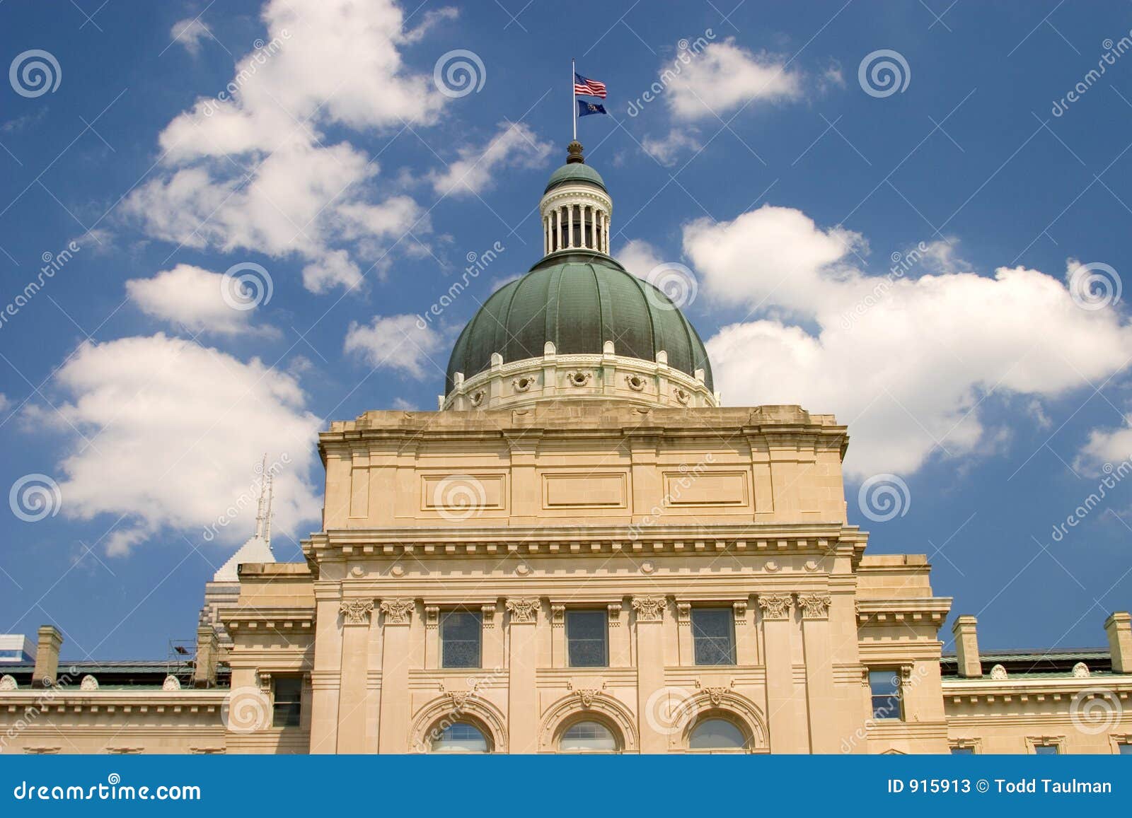 Indiana Capital Building stock image. Image of indiana - 915913
