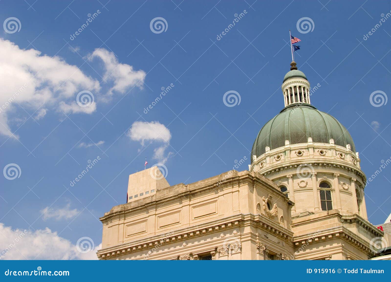 Indiana Capital Building stock photo. Image of government - 915916