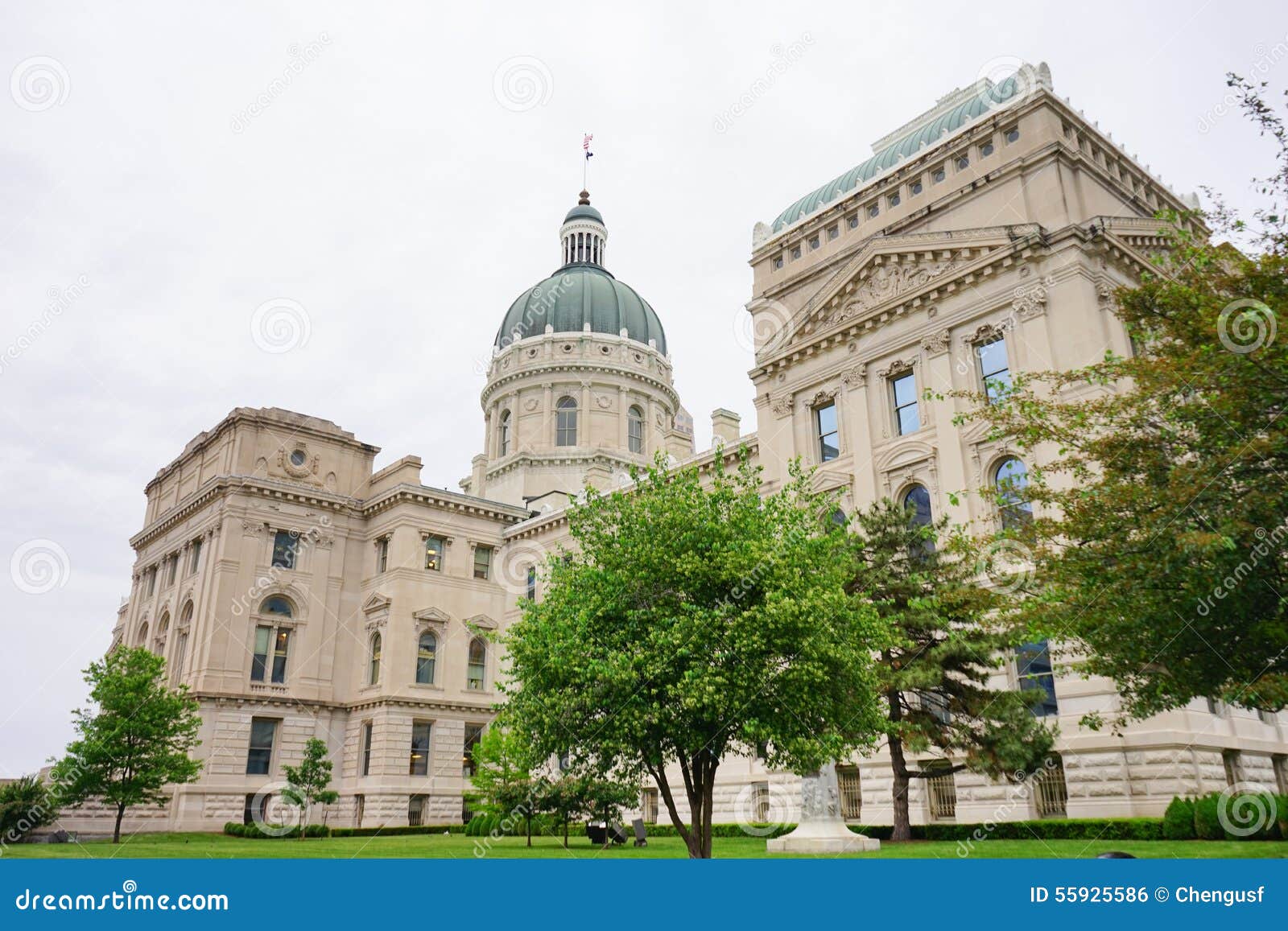 Indiana Capitol Building stock foto. Image of uitvoerend - 55925586