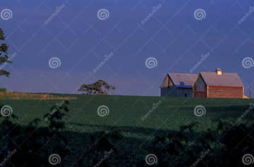 Indiana Farm stock photo. Image of farming, blue, farm - 175976