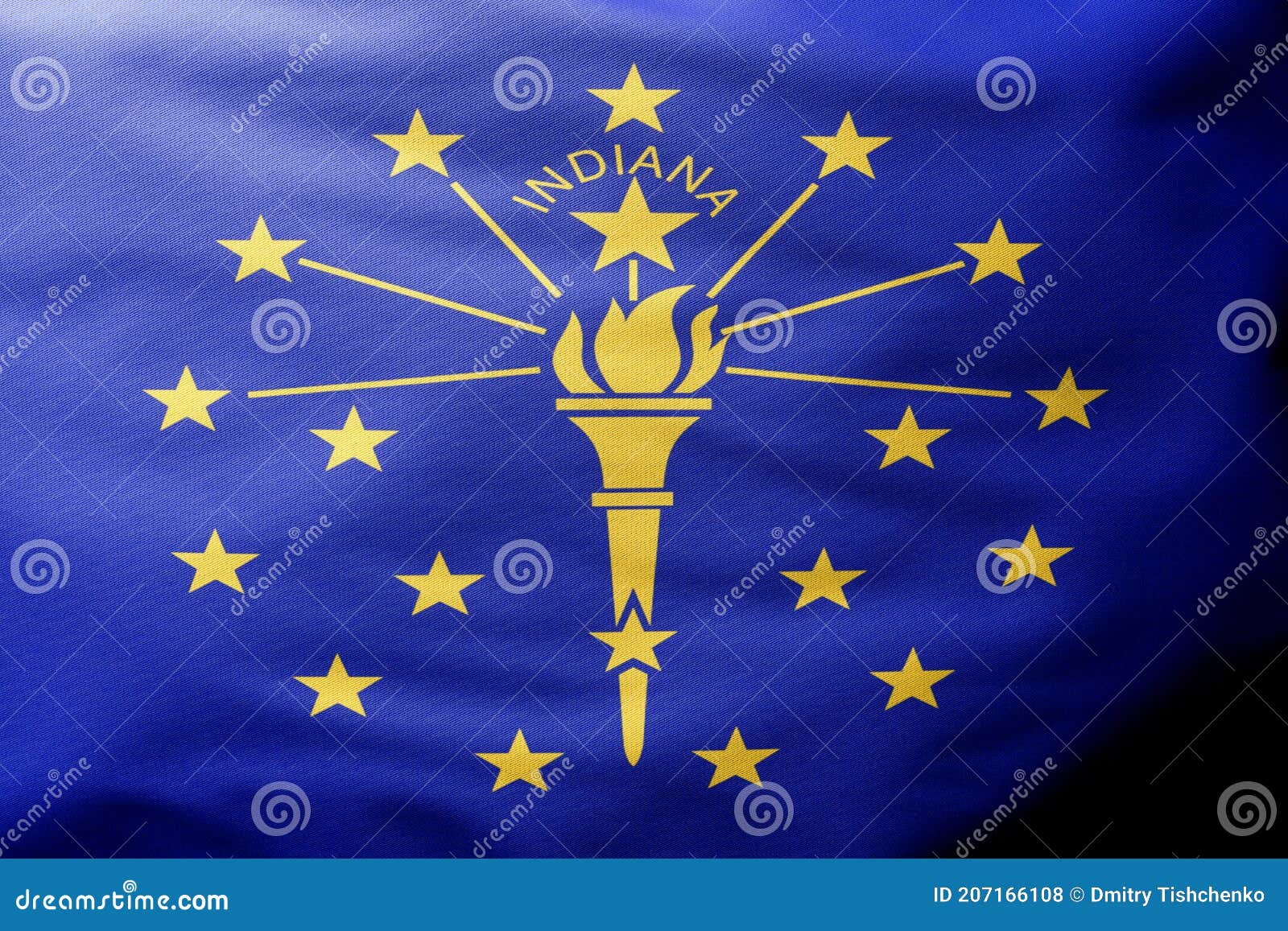 Indiana Flag Flags from USA Fabric Texture Stock Photo - Image of ...