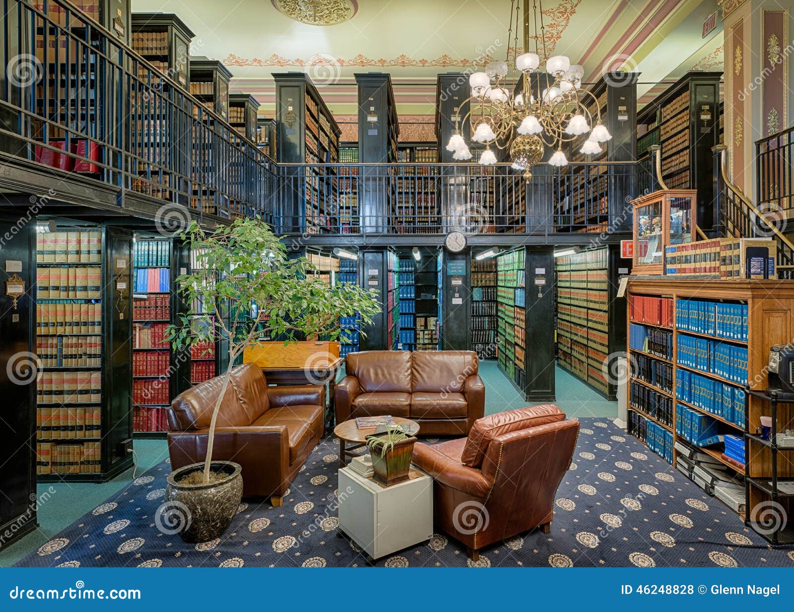 Indiana Law Library editorial stock photo. Image of chandelier - 46248828