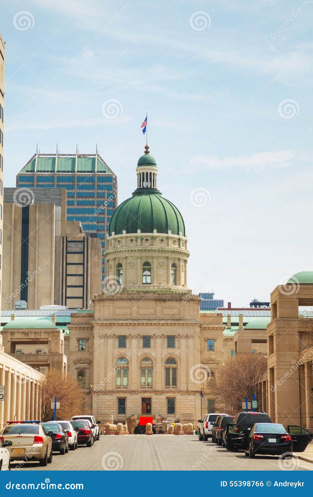 Indiana State Capitol Building Stock Photo - Image of famous, building ...
