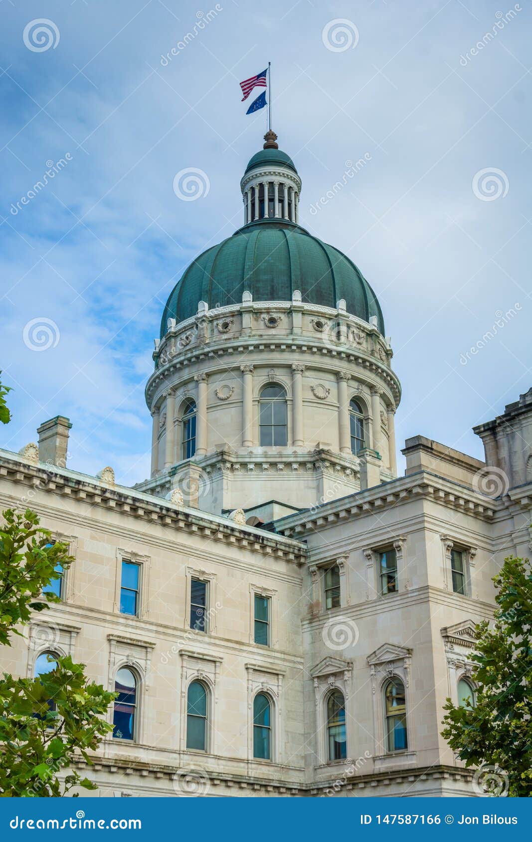The Indiana State House in Indianapolis, Indiana Stock Photo - Image of ...
