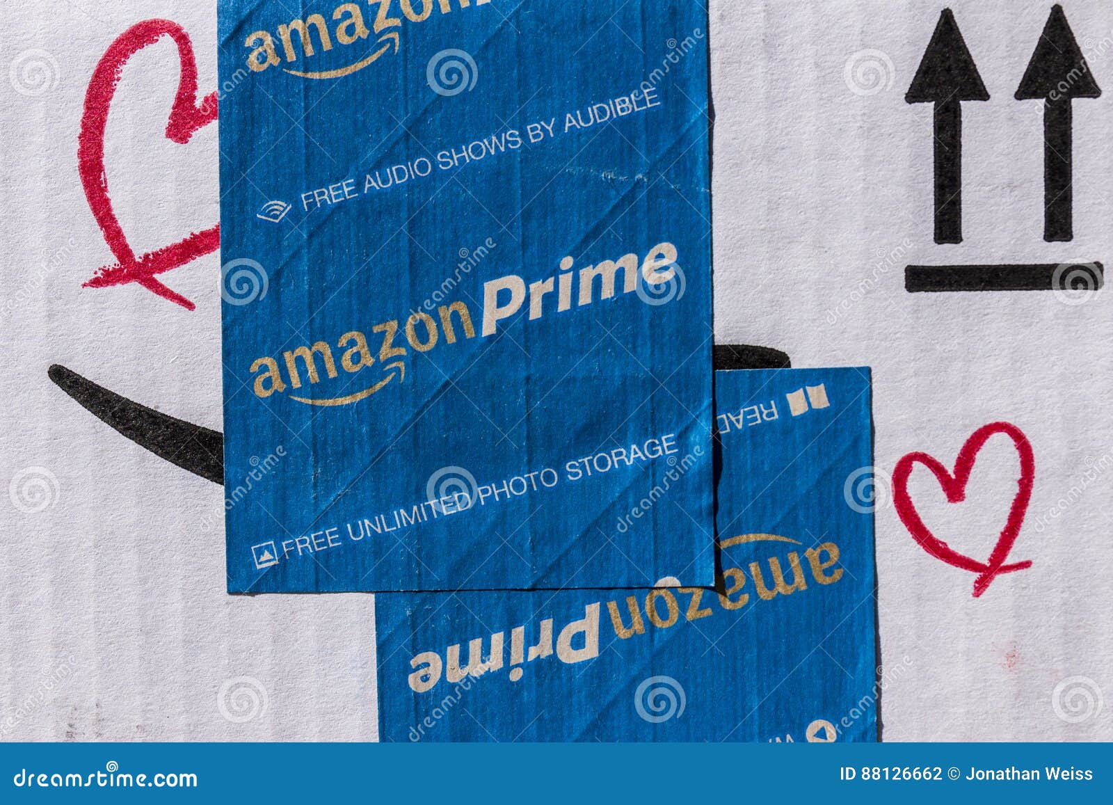 Indianapolis - Circa March 2017: Amazon Prime Parcel Package. Amazon ...
