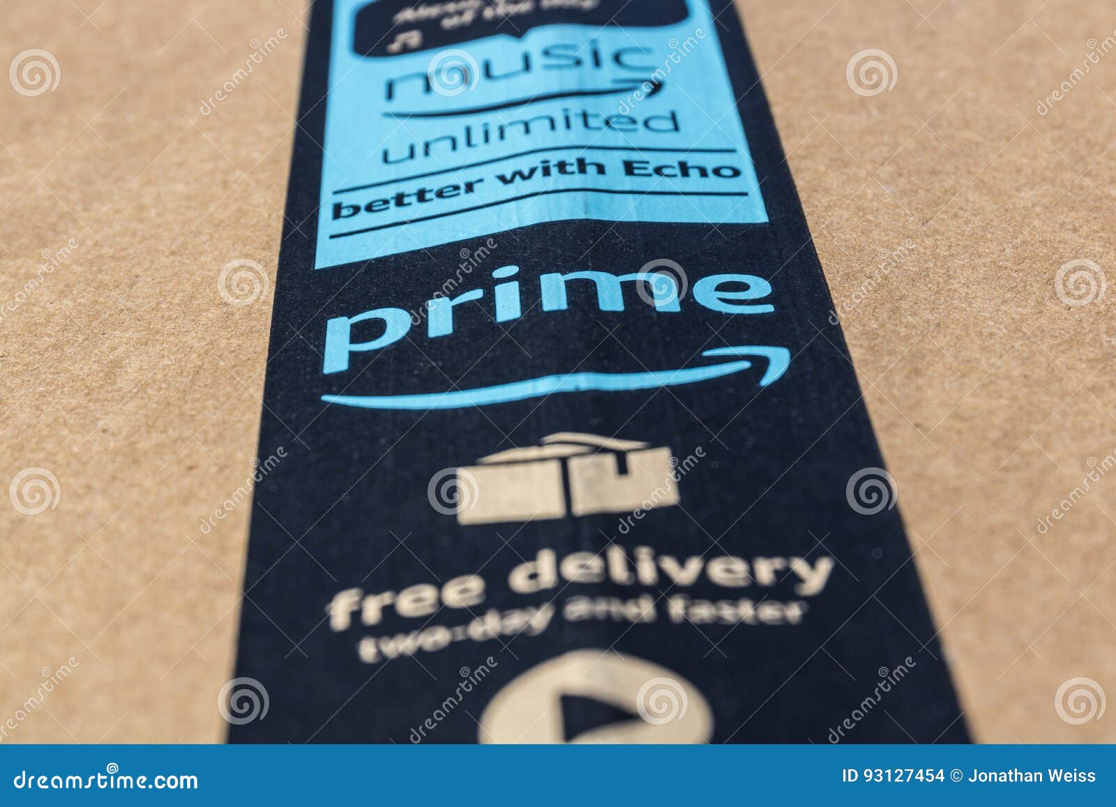 Indianapolis - Circa May 2017: Amazon Prime Parcel Package. Amazon.com ...