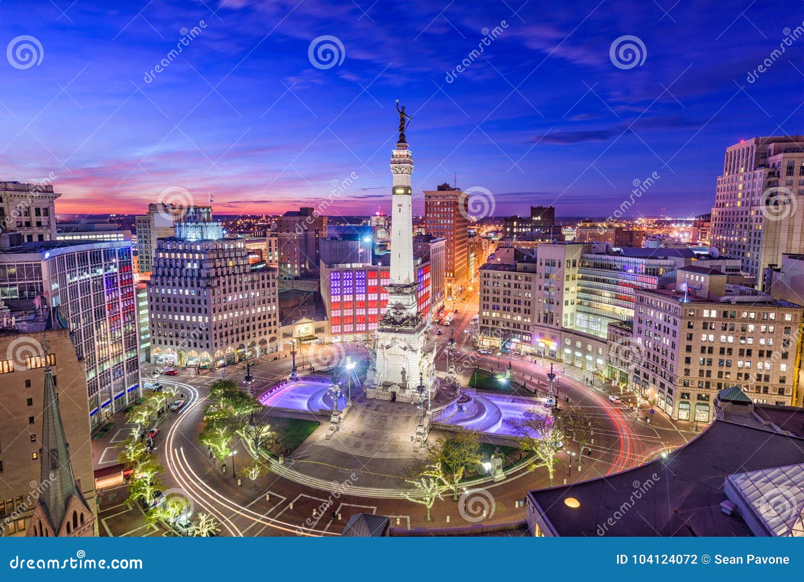 Indianapolis, Indiana, Los E.E.U.U. Foto de archivo - Imagen de ...
