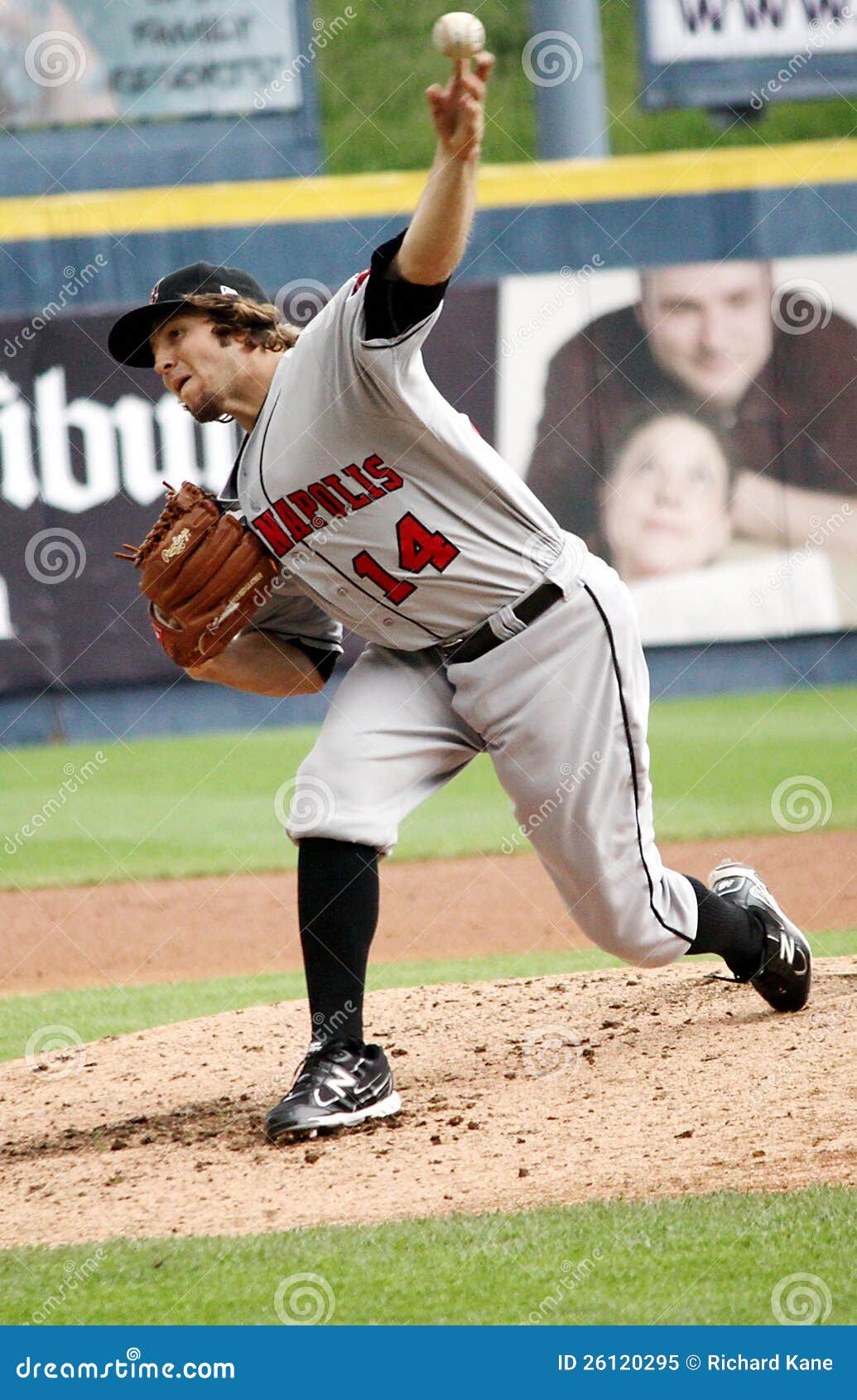 Indianapolis Indians Pitcher Daniel Moskos Editorial Image - Image of ...