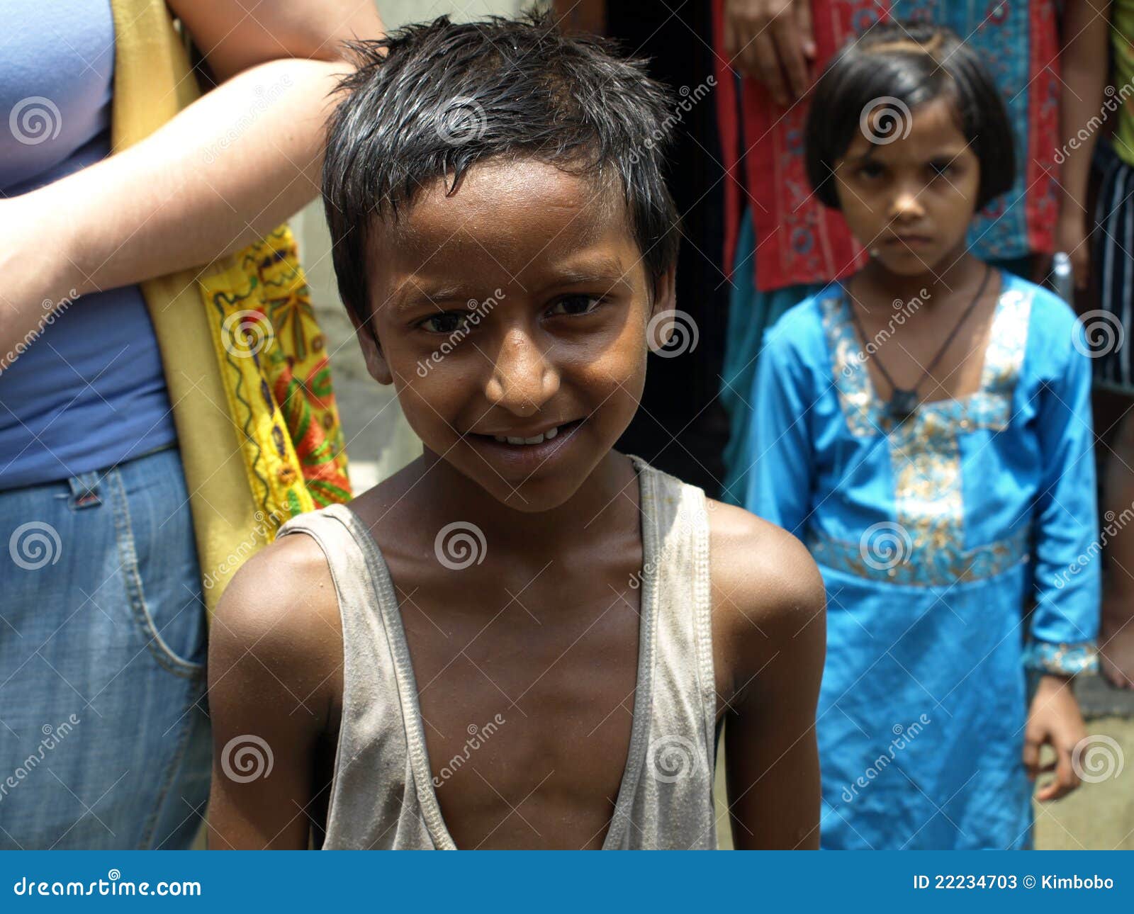 Indiand children editorial stock photo. Image of little - 22234703