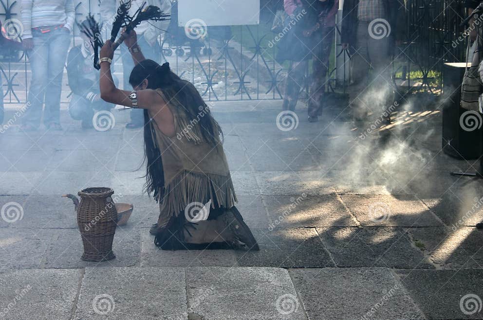 Indians Doing a Ritual Dance #2 Editorial Image - Image of american ...