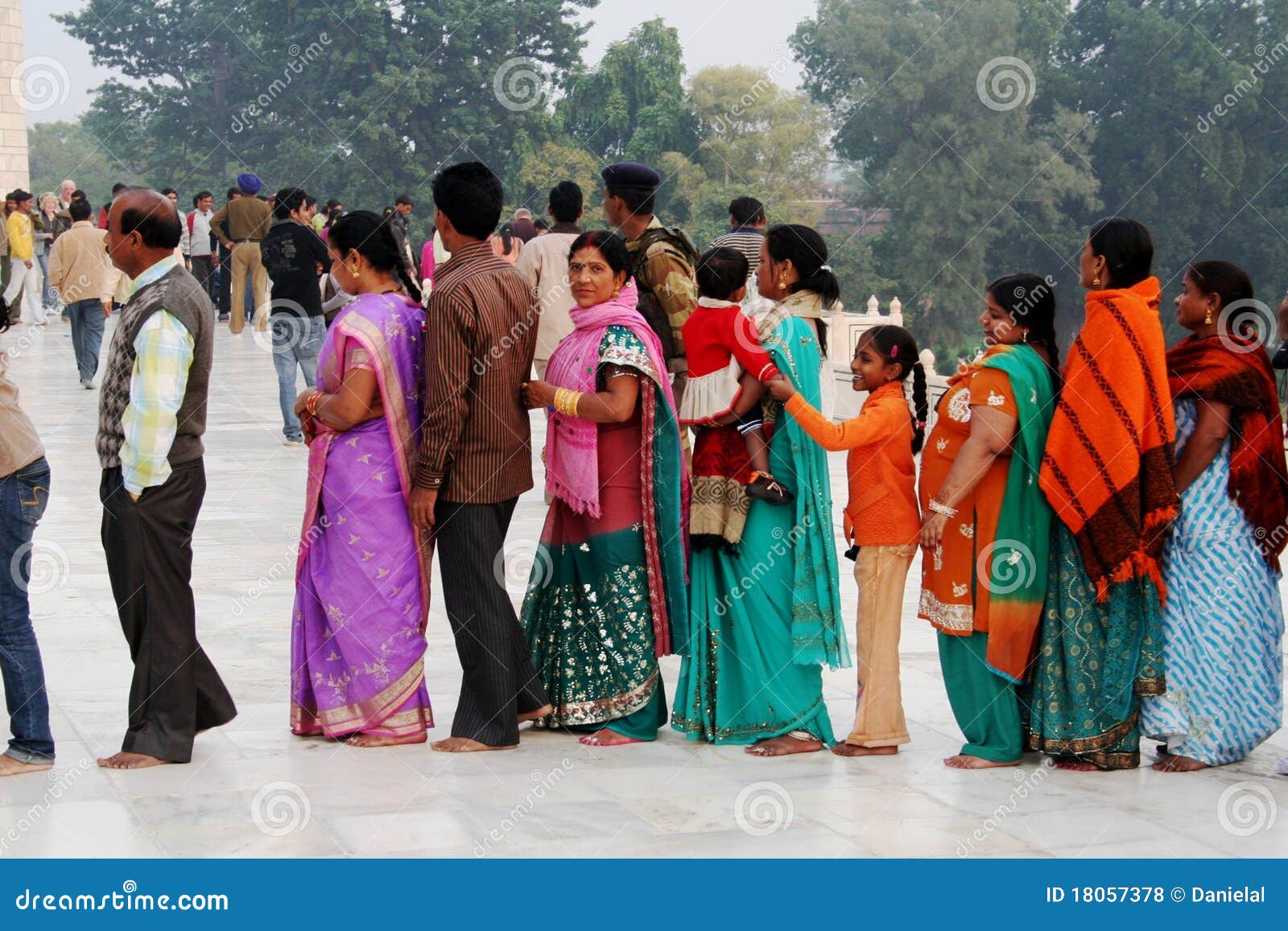 Indians in queue editorial stock photo. Image of landmark - 18057378