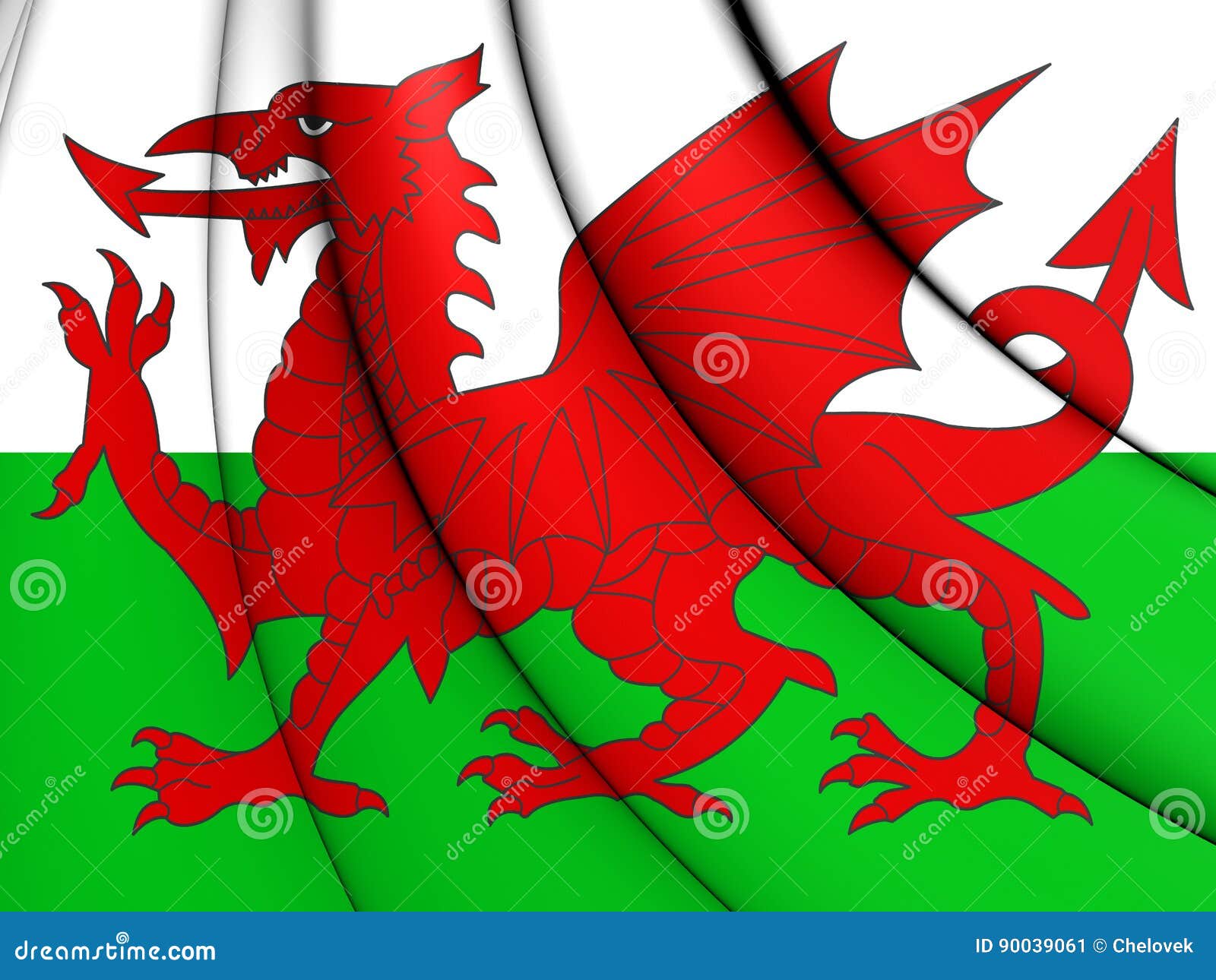 Indicador de País de Gales stock de ilustración. Ilustración de sello ...