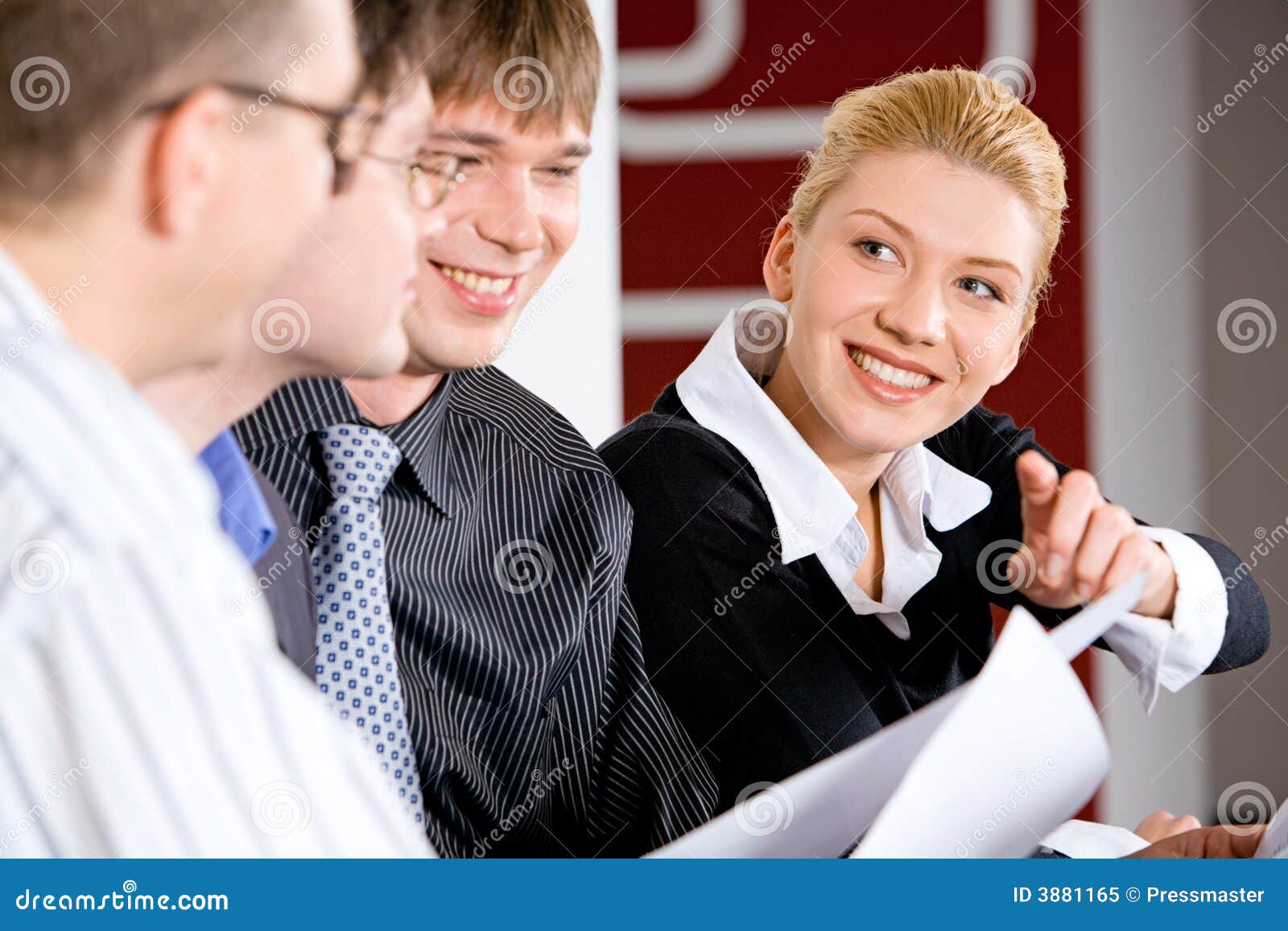 Indication stock image. Image of confident, conference - 3881165